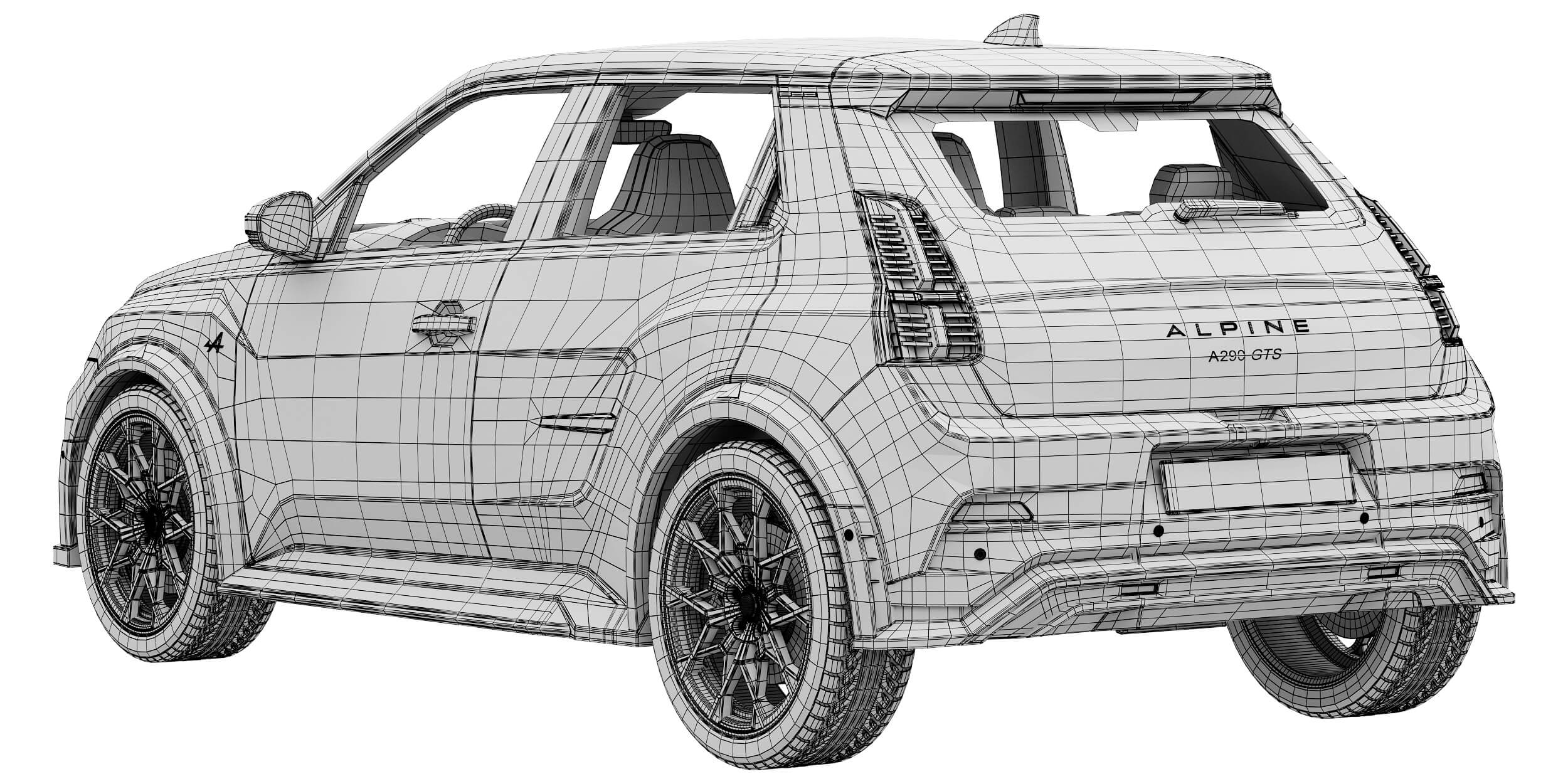 Alpine A290 GTS - 3D Model by zifir3d