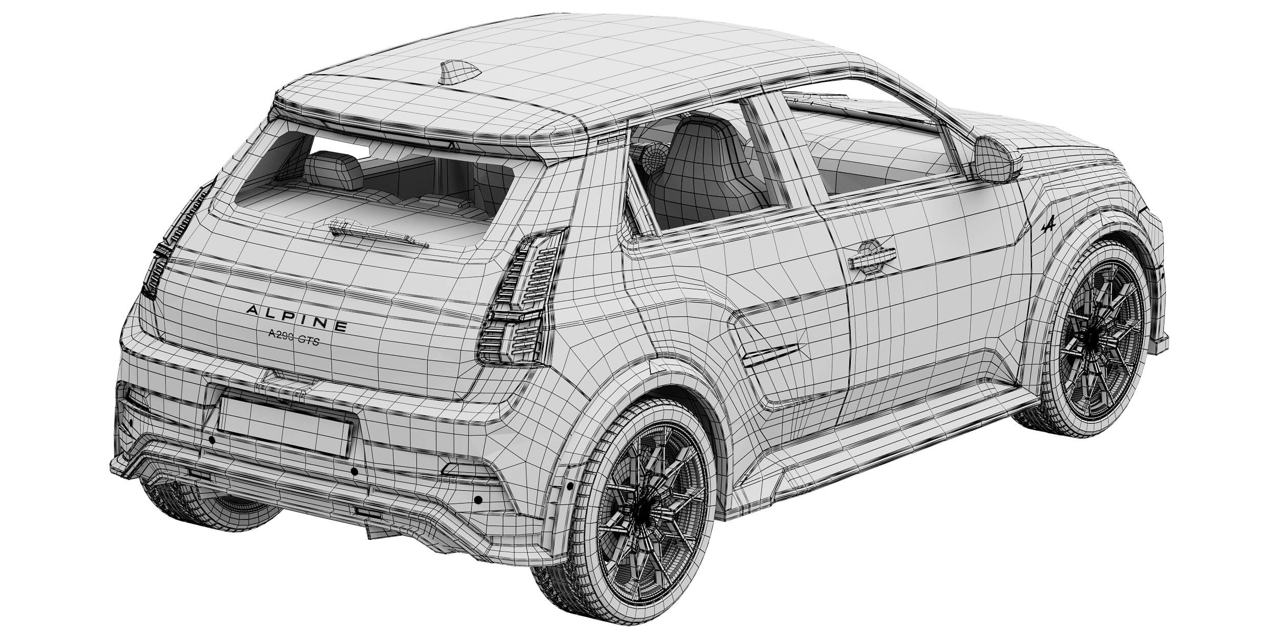 Alpine A290 GTS - 3D Model by zifir3d