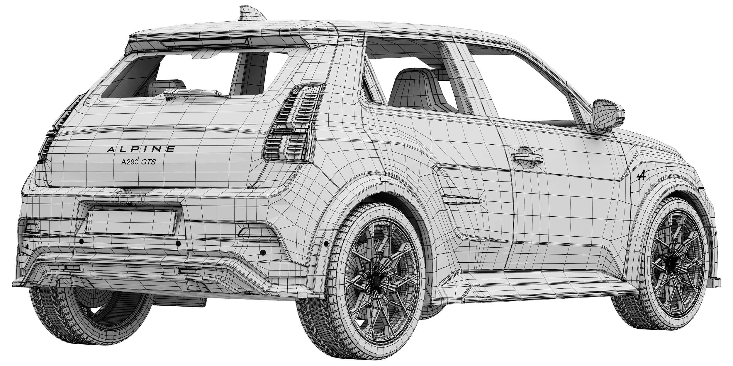 Alpine A290 GTS - 3D Model by zifir3d