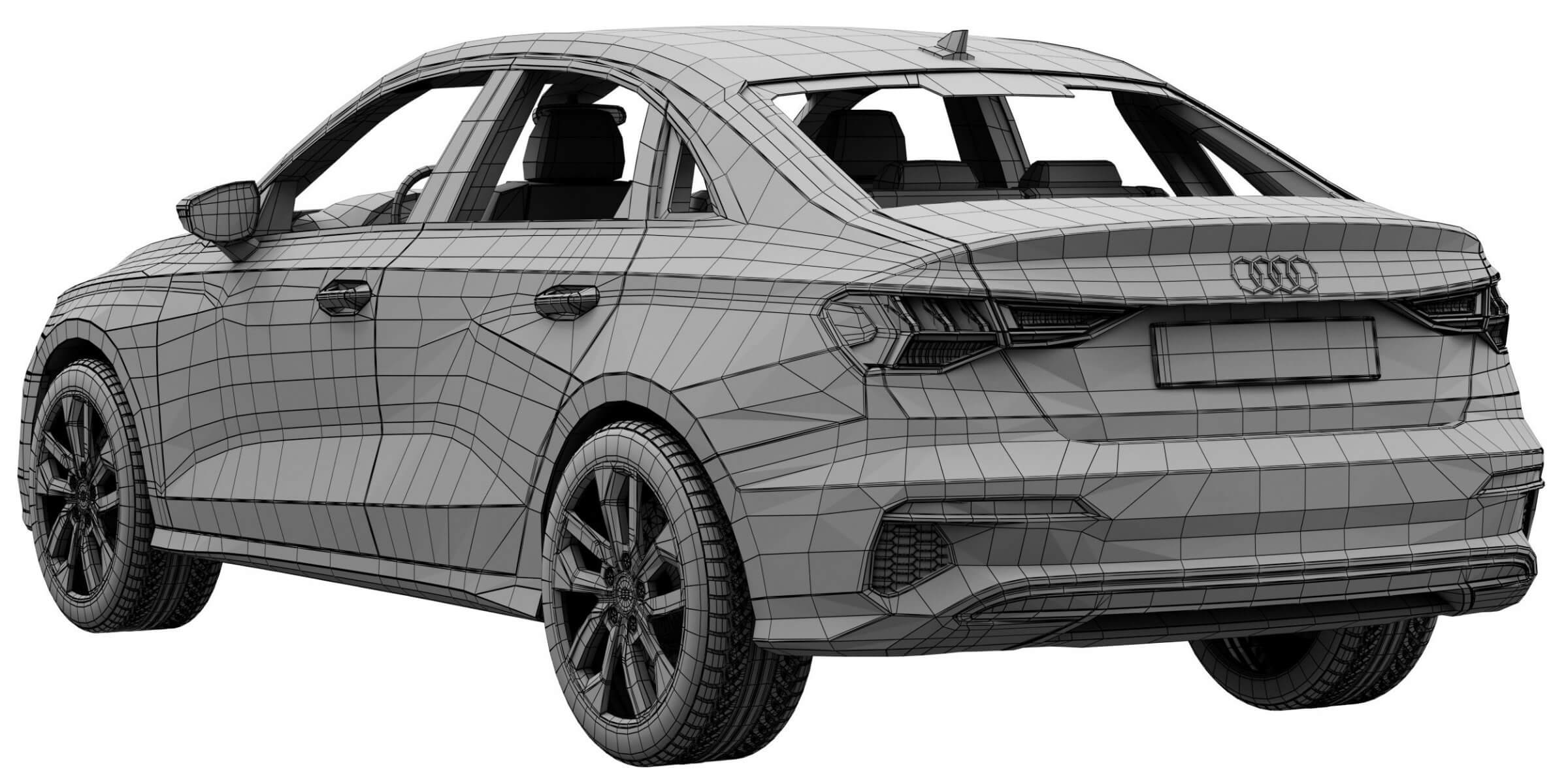 Audi A3 - 3D Model by zifir3d