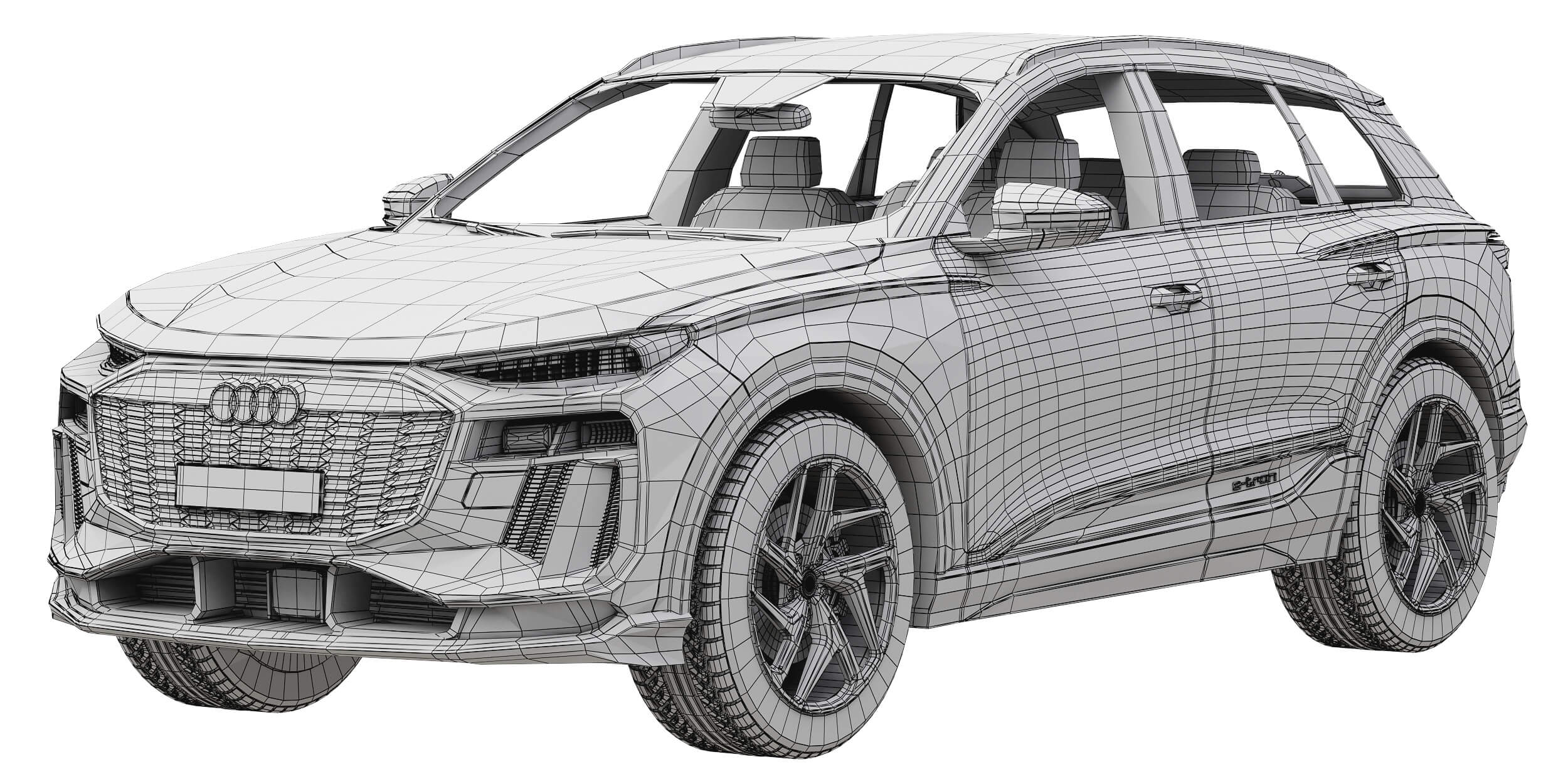 Audi Q6 e-tron 3D Model by zifir3d