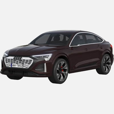 Audi Q8 Sportback E-Tron 3D Model by zifir3d