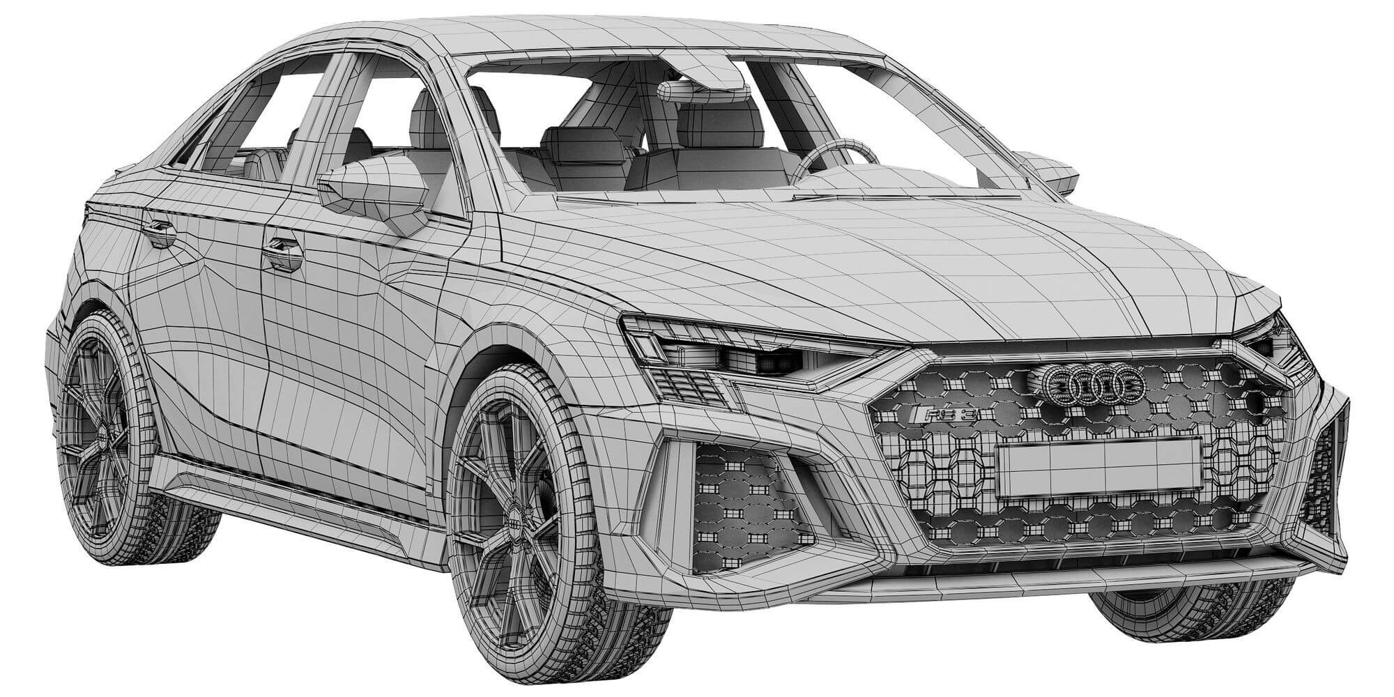 Audi Rs 3 - 3D Model by zifir3d