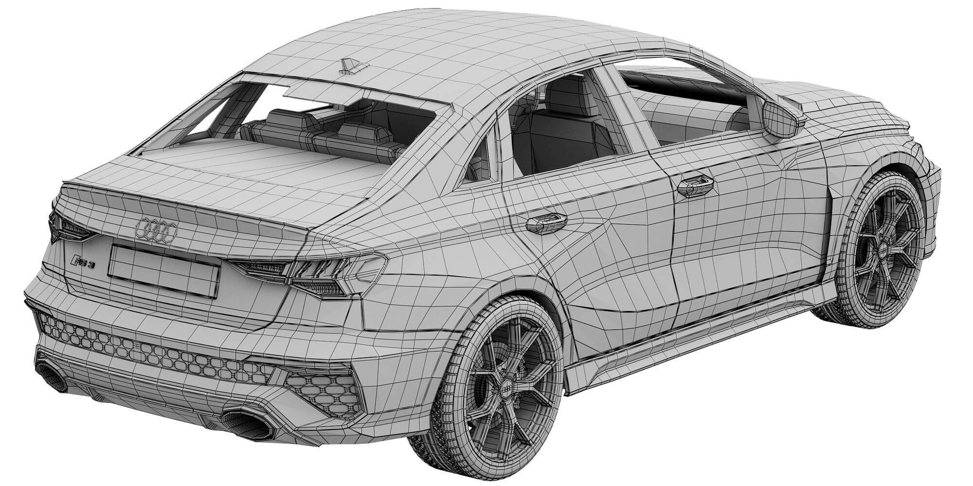 Audi Rs 3 - 3D Model by zifir3d