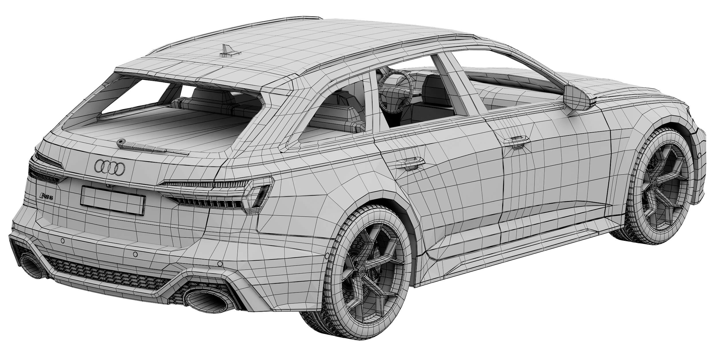Audi RS6 Avant Performance - 3D Model by zifir3d