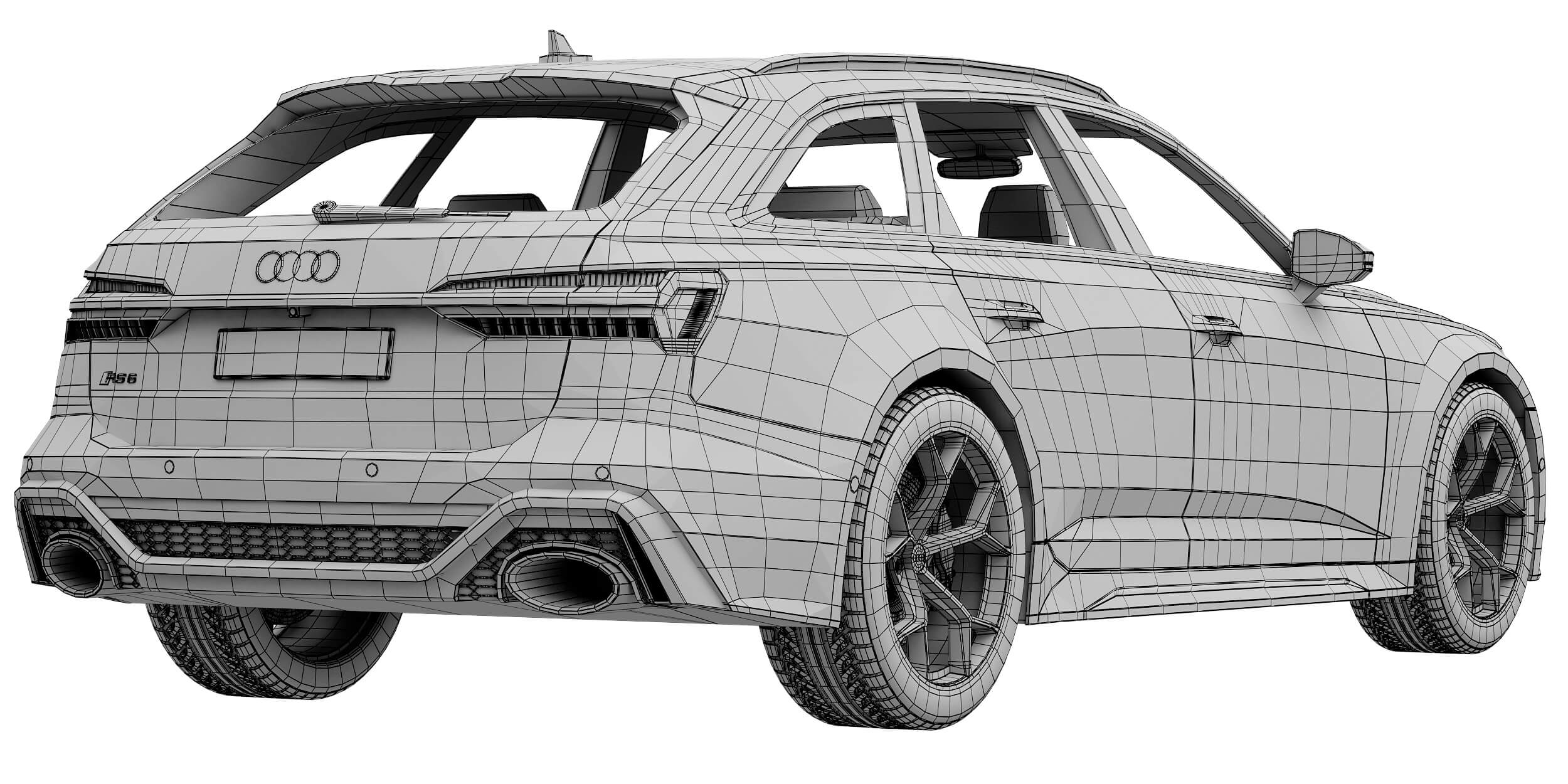 Audi RS6 Avant Performance - 3D Model by zifir3d