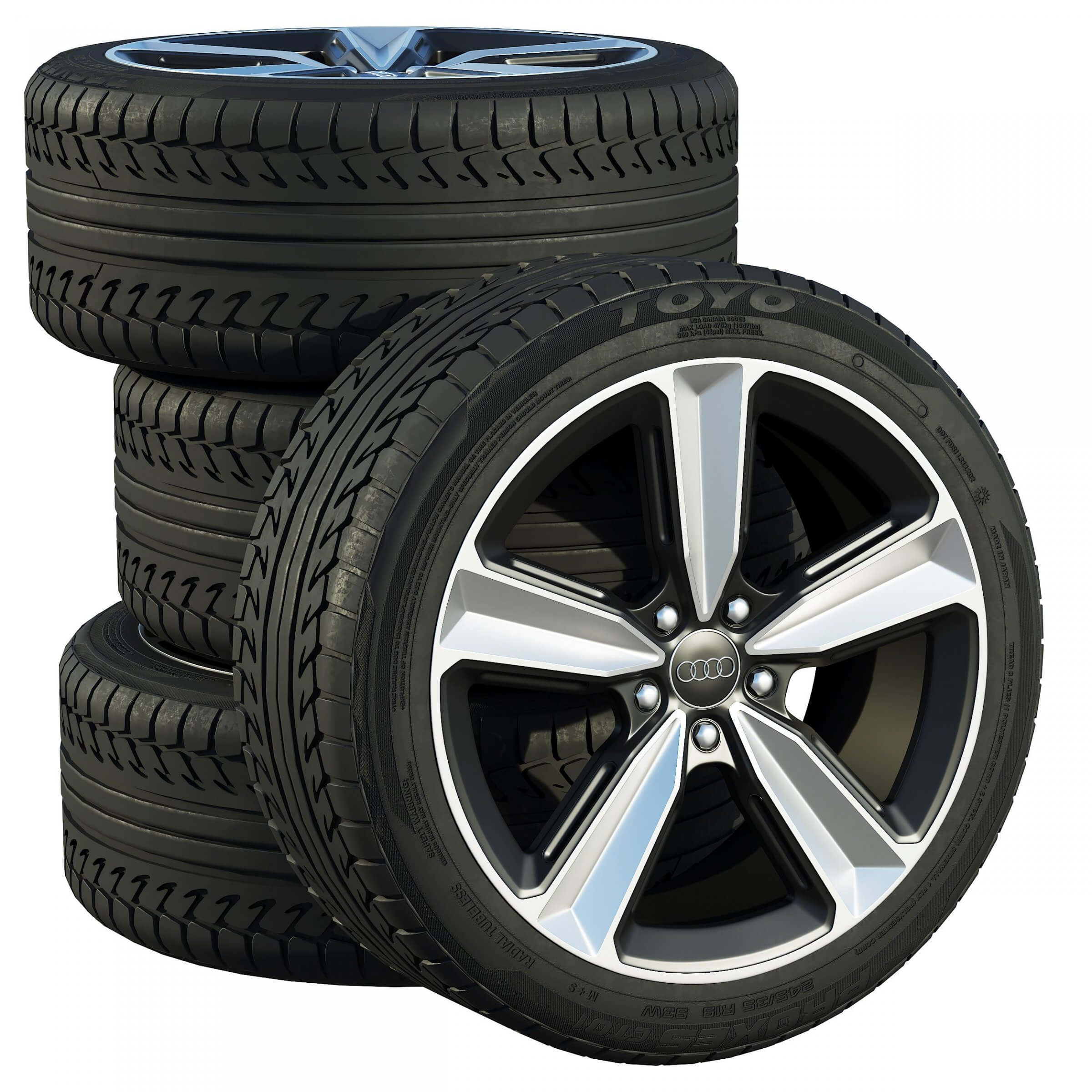 Audi Tires 6 - 3D Model by zifir3d