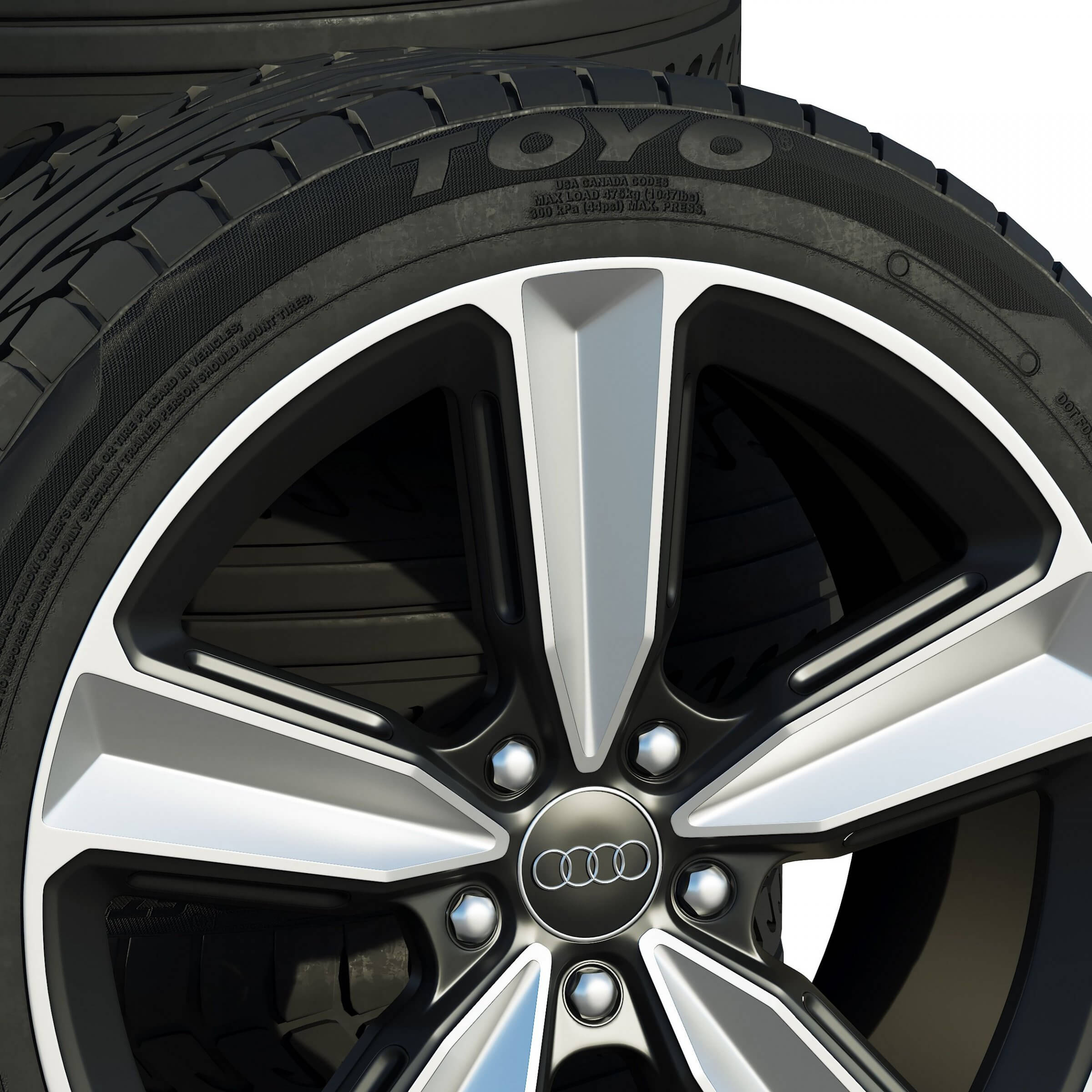 Audi Tires 6 - 3D Model by zifir3d