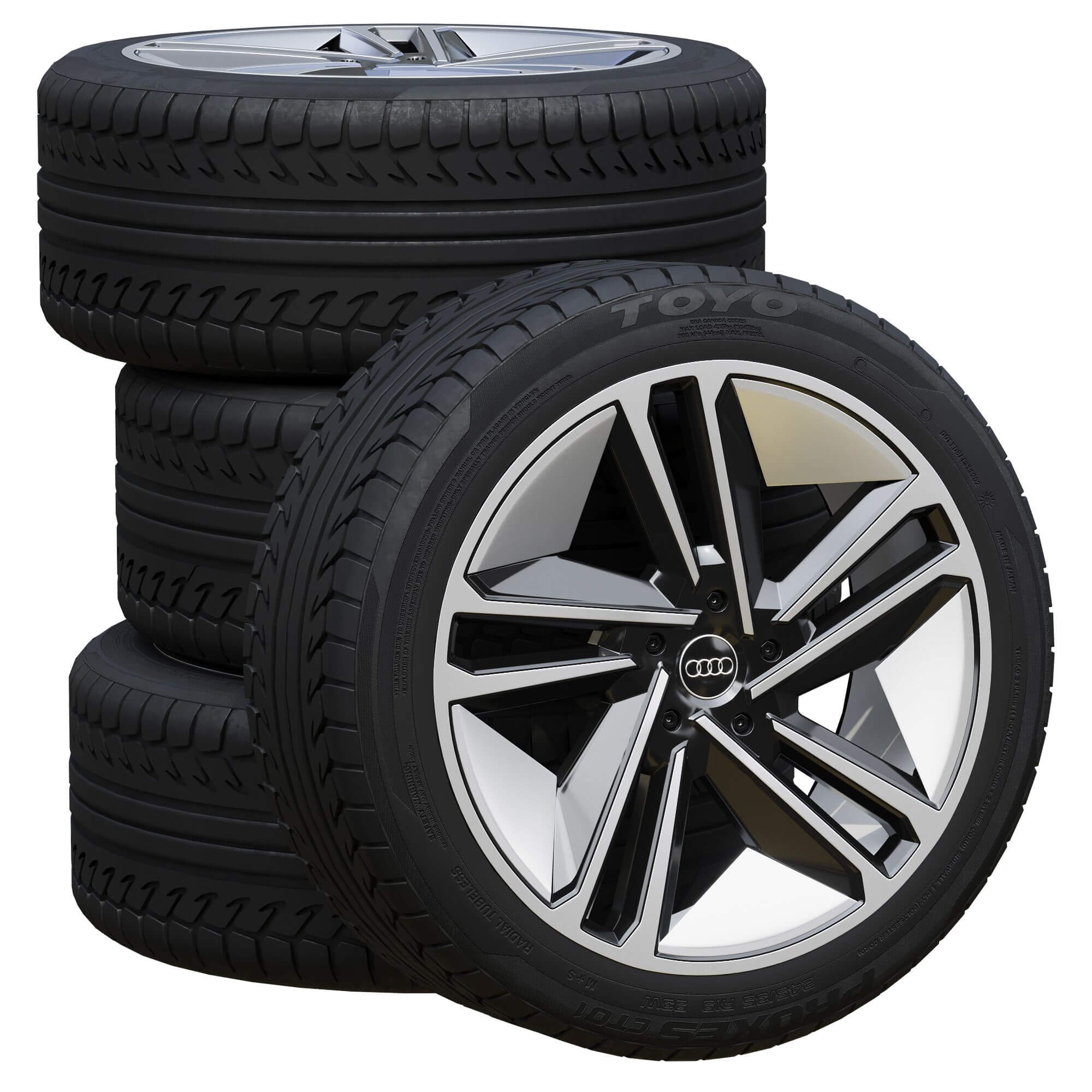 Audi Tires 7 - 3D Model by zifir3d