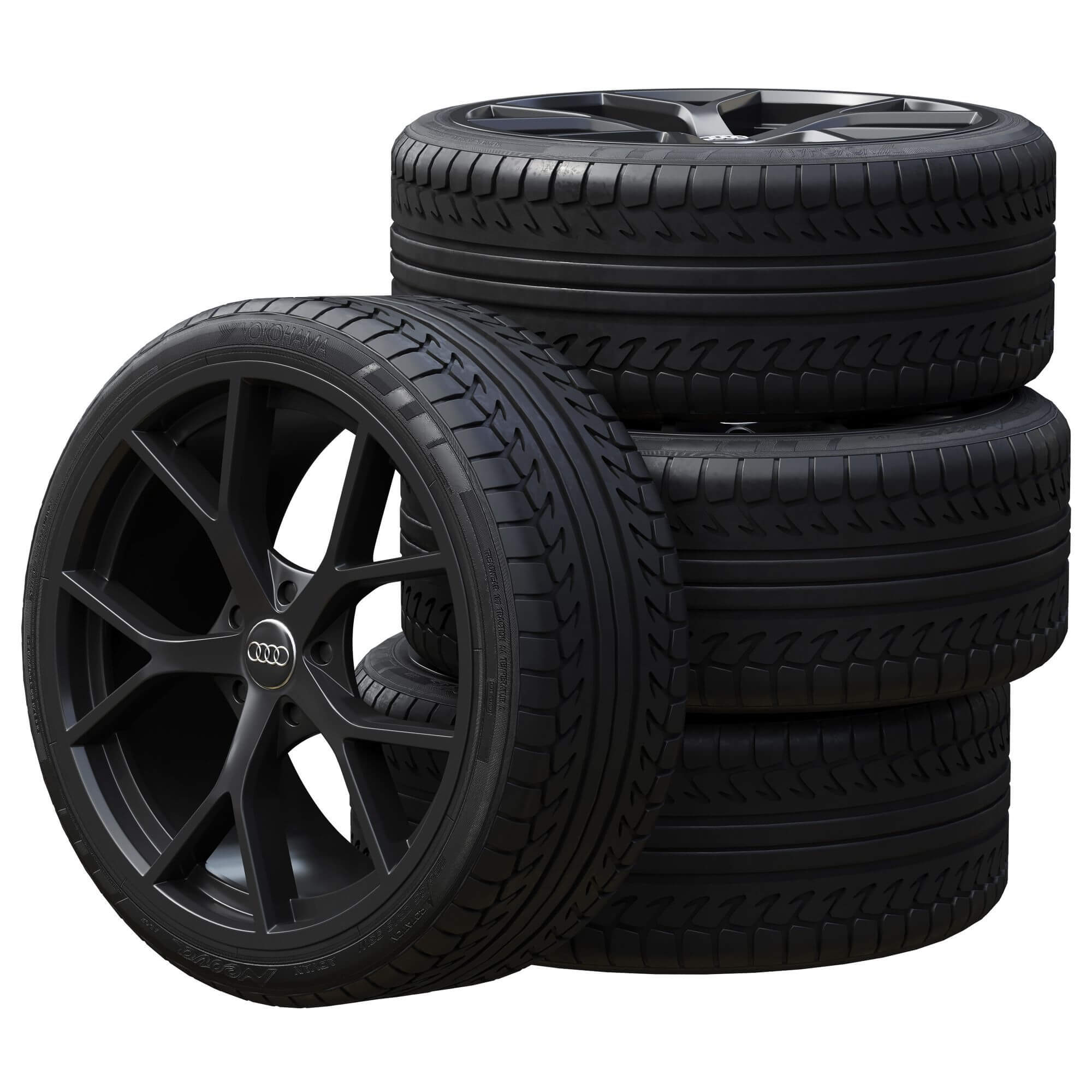 Audi Tires 8 - 3D Model by zifir3d