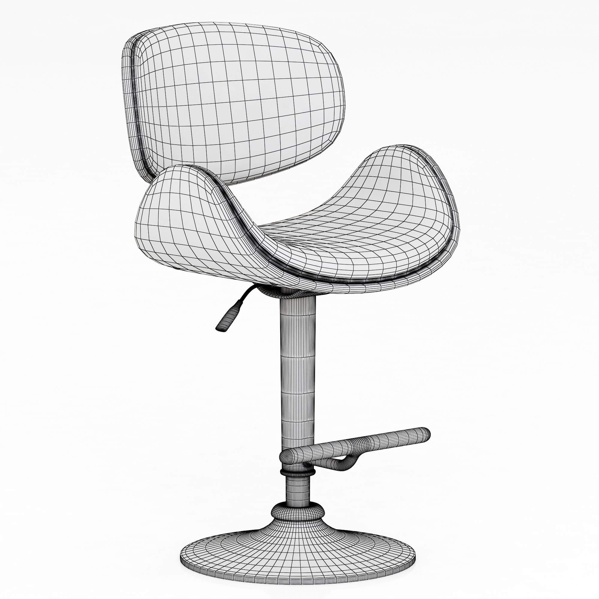 Bar Stool - 3D Model by zifir3d