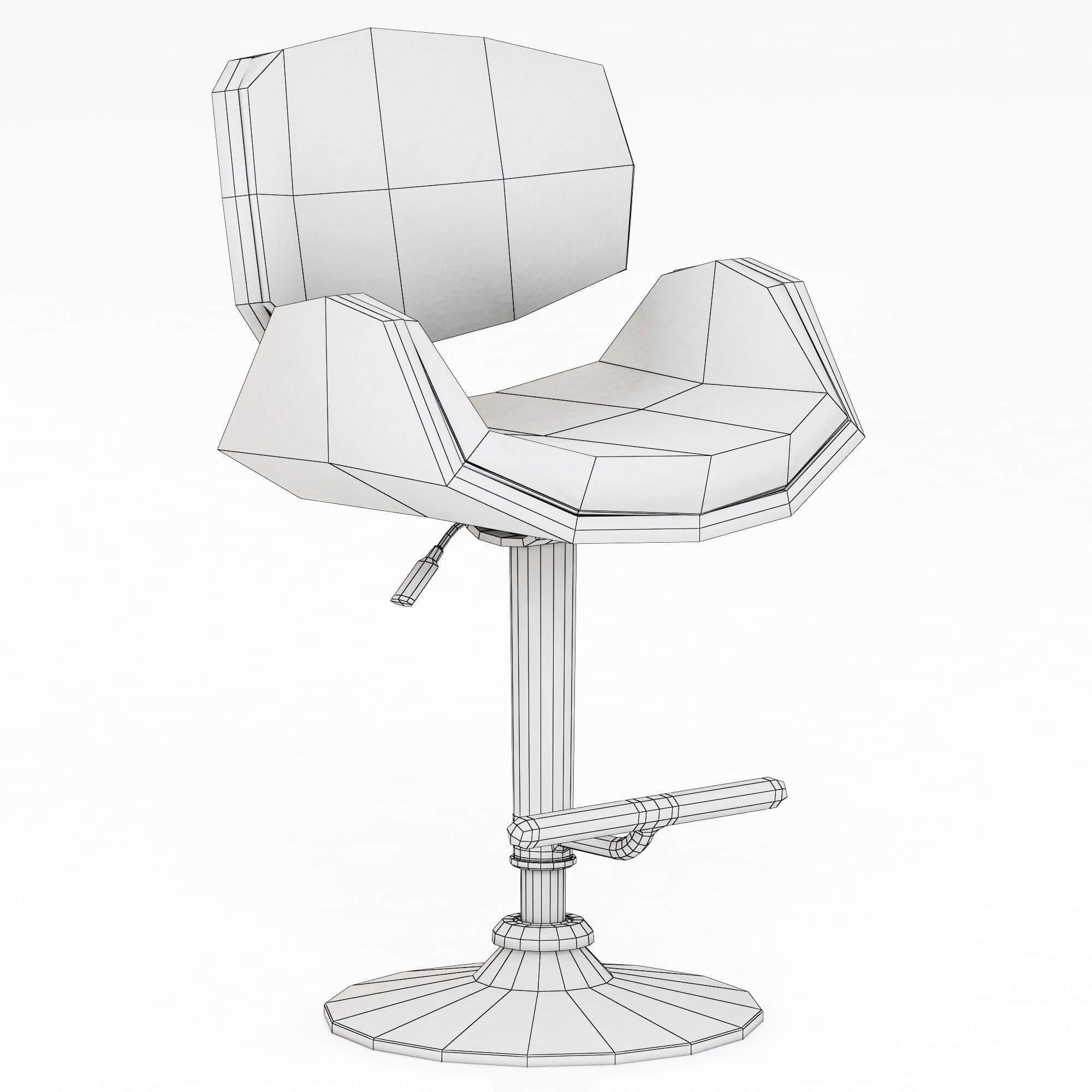 Bar Stool - 3D Model by zifir3d