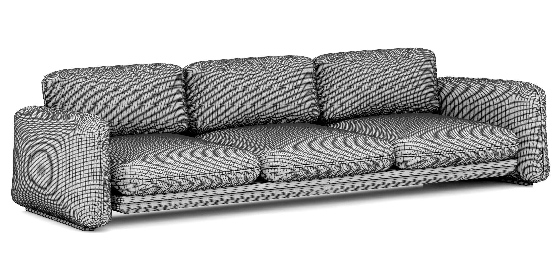 Baxter Brigitte Sofa - 3D Model by zifir3d
