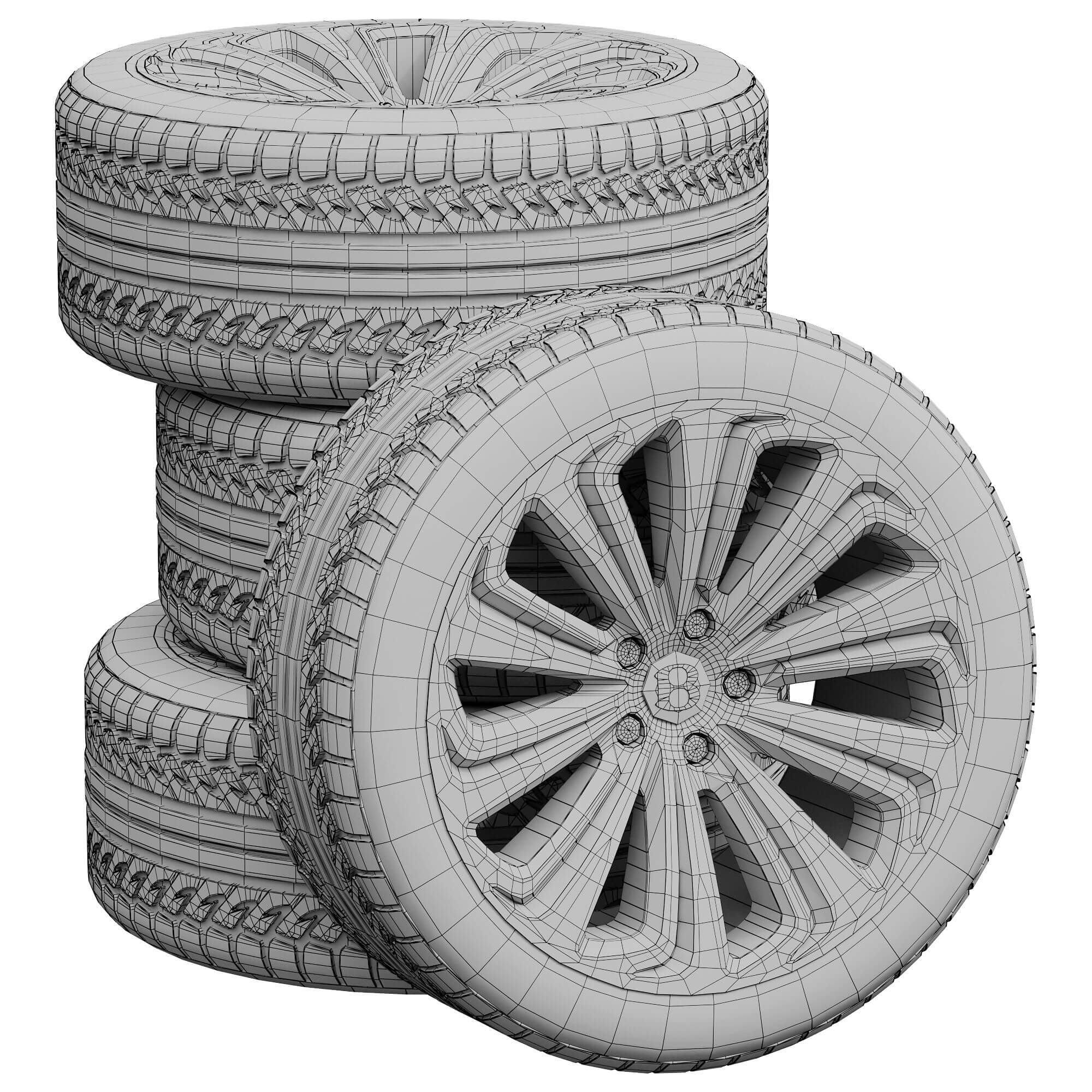 Bentley Tires - 3D Model by zifir3d