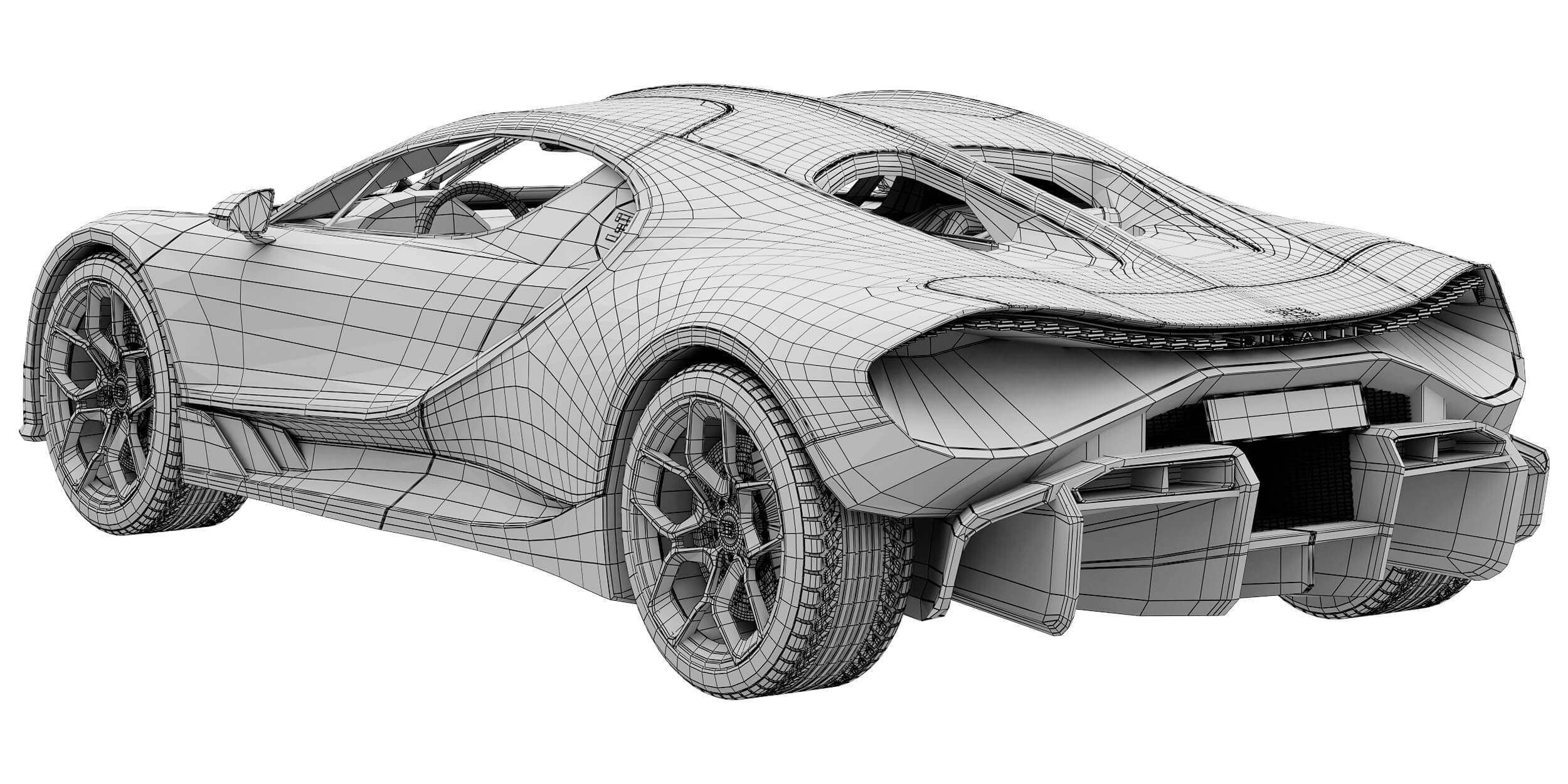 Bugatti Tourbillon - 3D Model by zifir3d