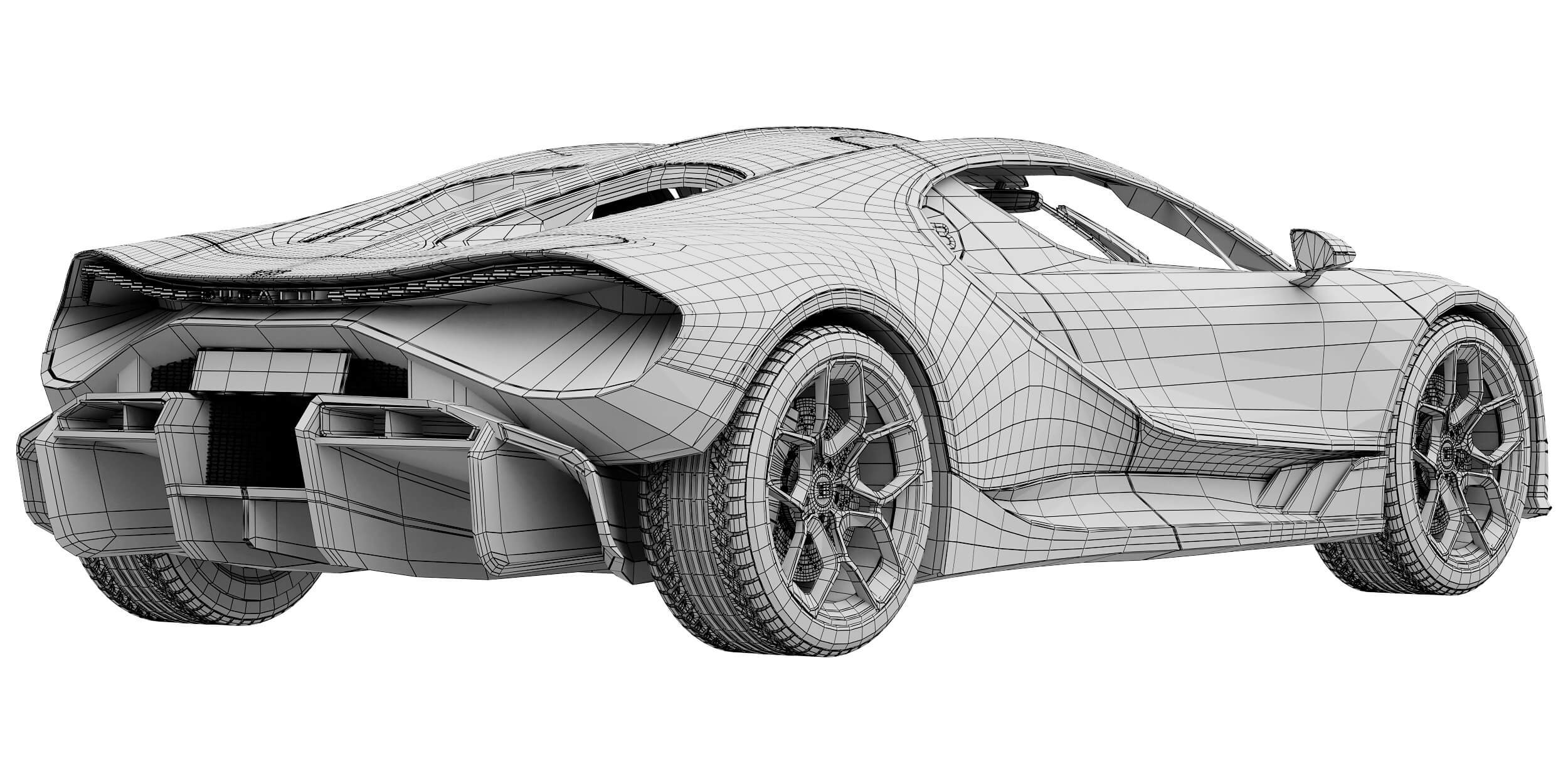 Bugatti Tourbillon - 3D Model by zifir3d