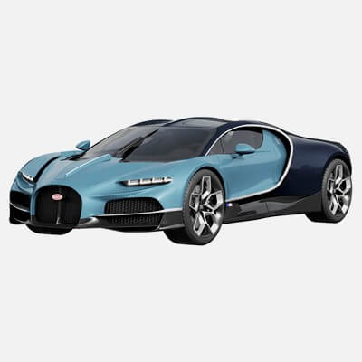 Bugatti Tourbillon - 3D Model by zifir3d