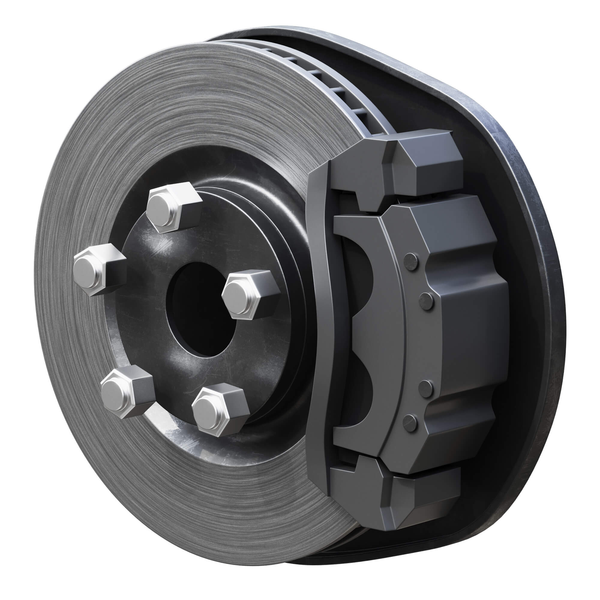 Car Braking System For Compact Cars - 3D Model by zifir3d