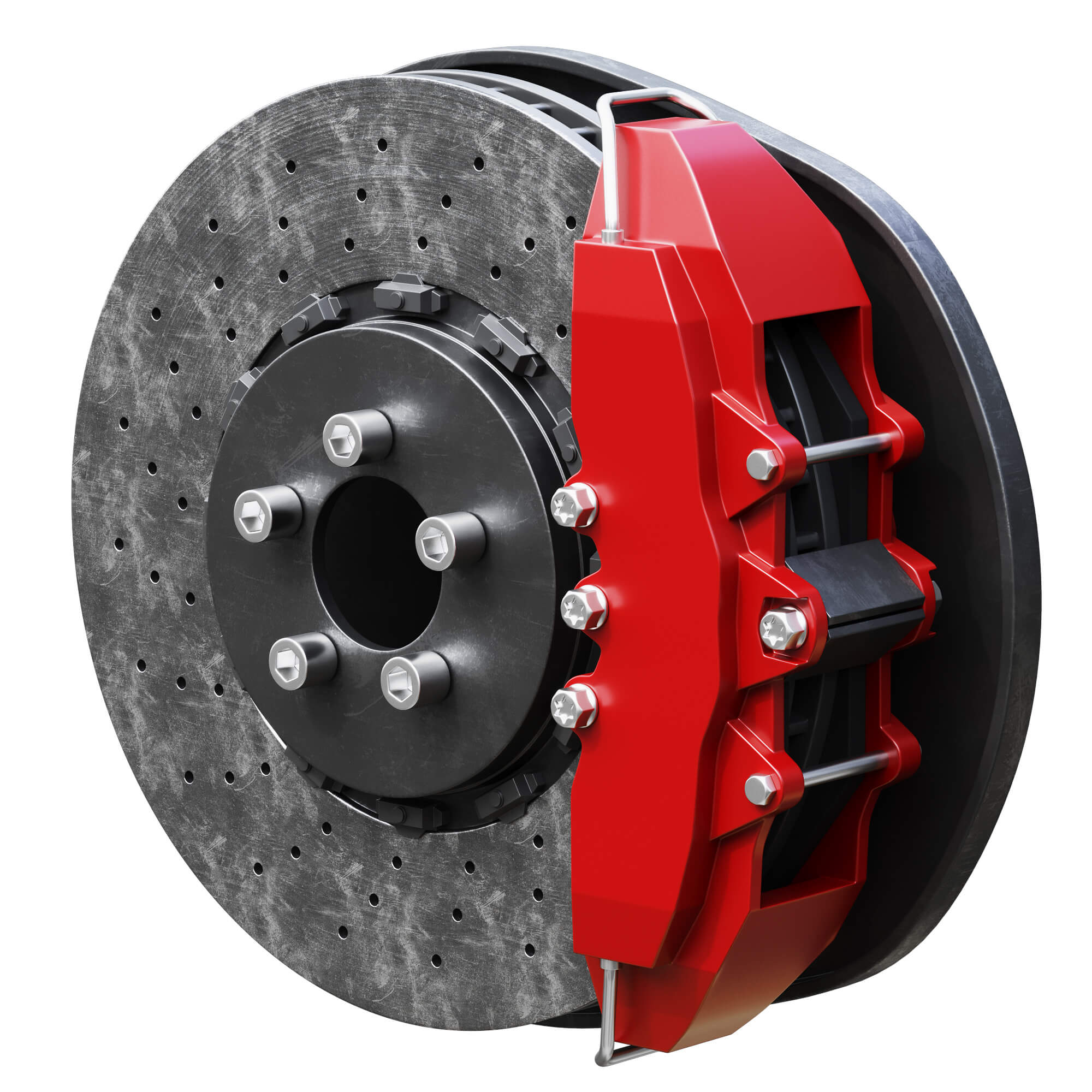 Car Braking System For Supercars - 3D Model by zifir3d