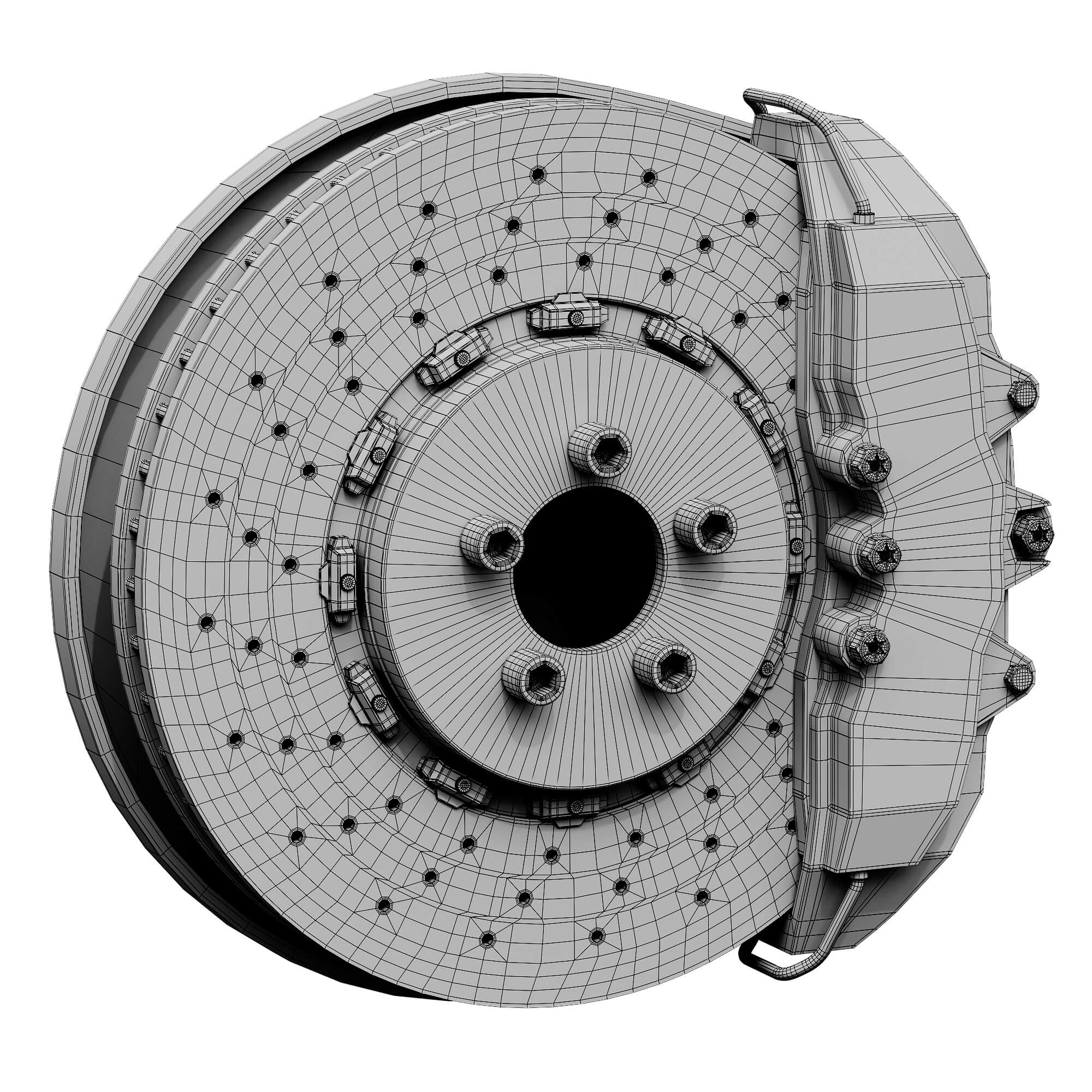 Car Braking System For Supercars - 3D Model by zifir3d