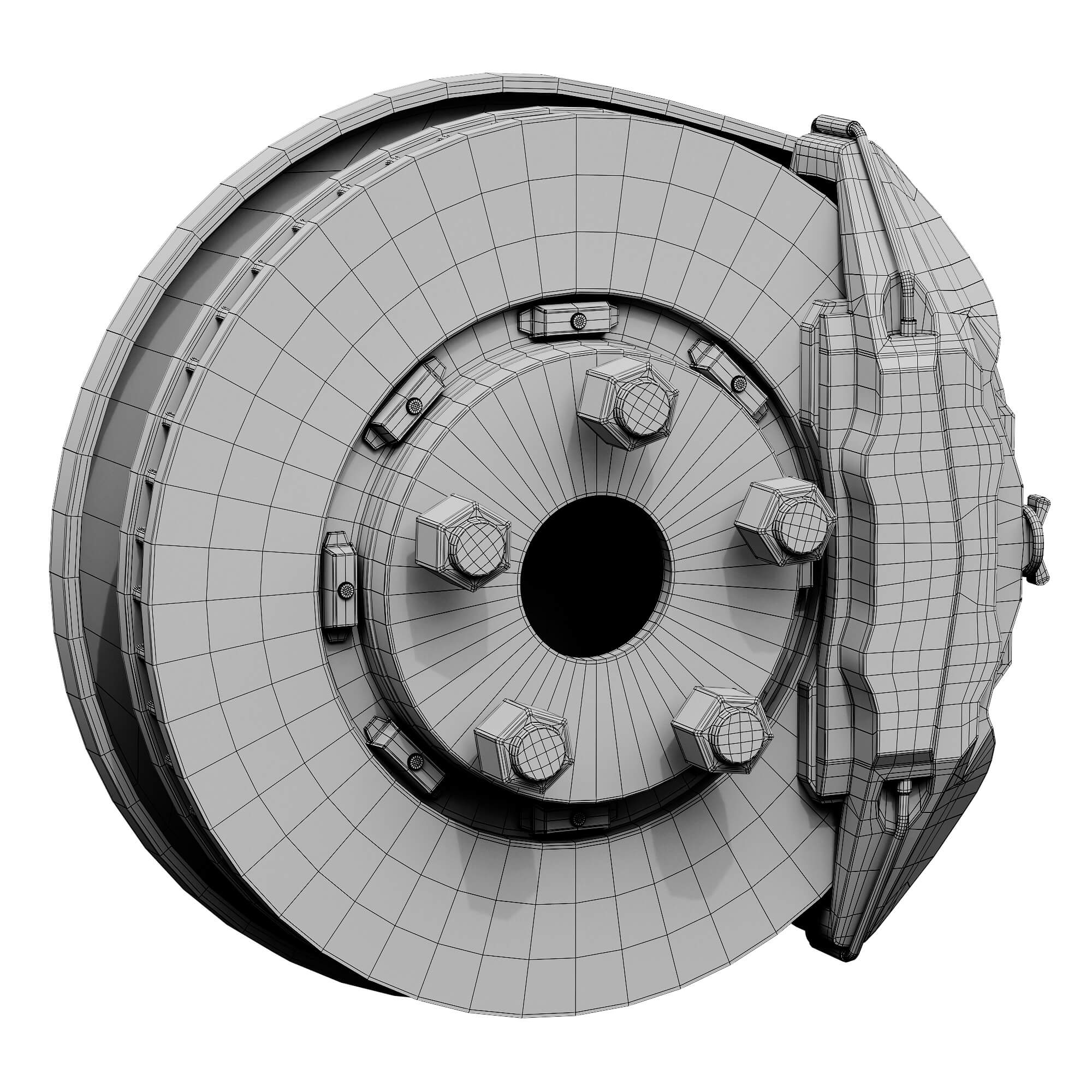 Car Braking System For SUV Cars - 3D Model by zifir3d