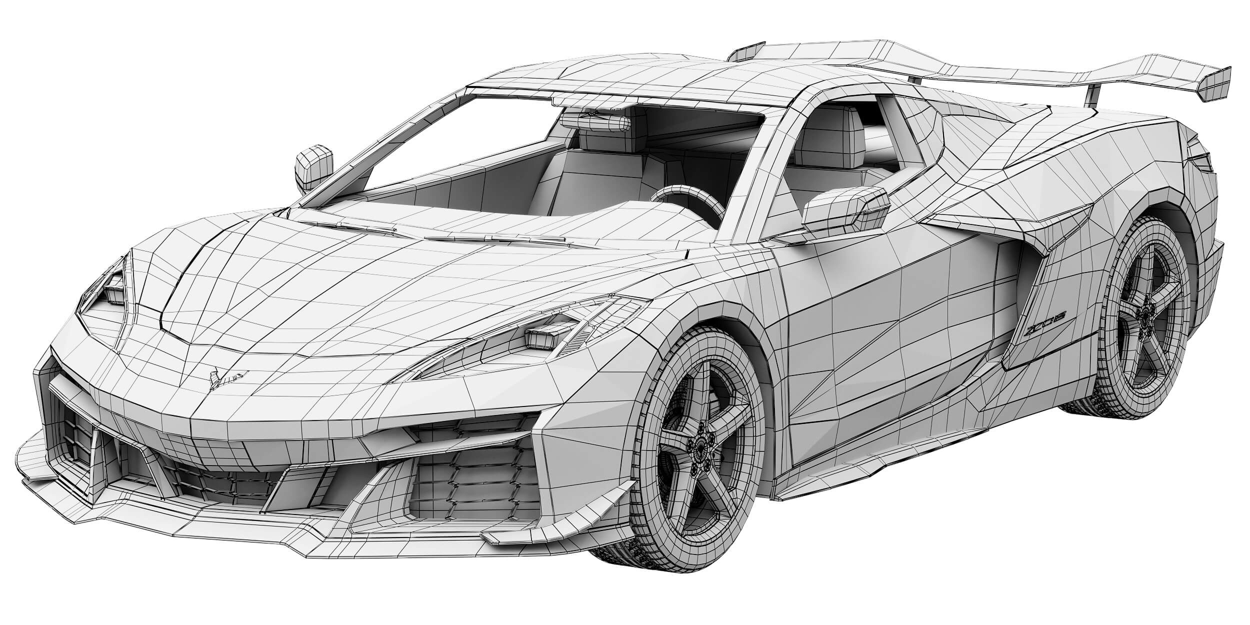 Chevrolet Corvette Z06 - 3D Model by zifir3d