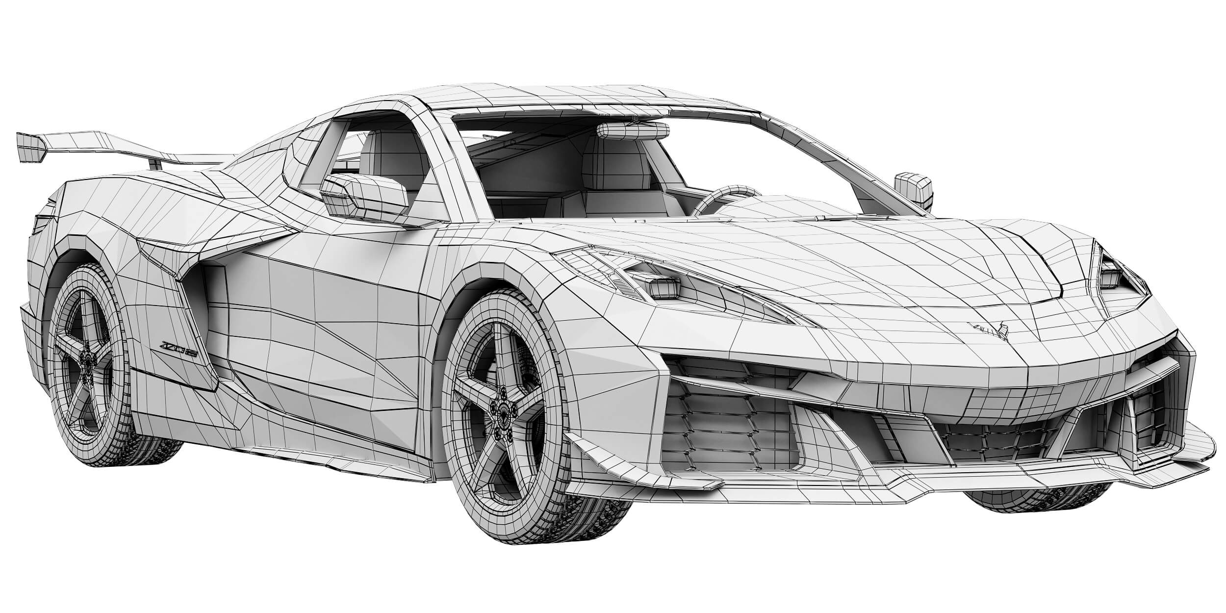 Chevrolet Corvette Z06 - 3D Model by zifir3d