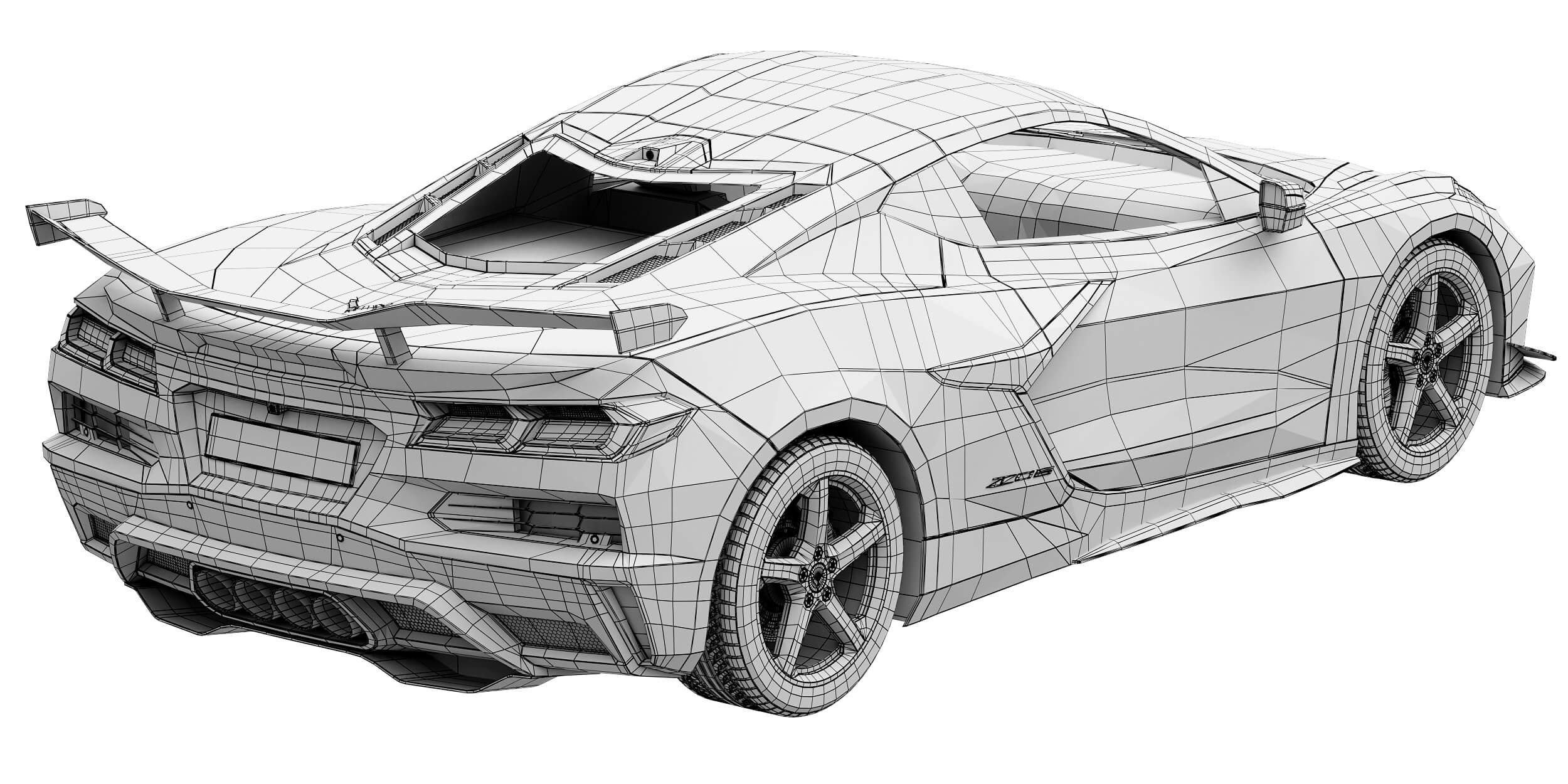 Chevrolet Corvette Z06 - 3D Model by zifir3d