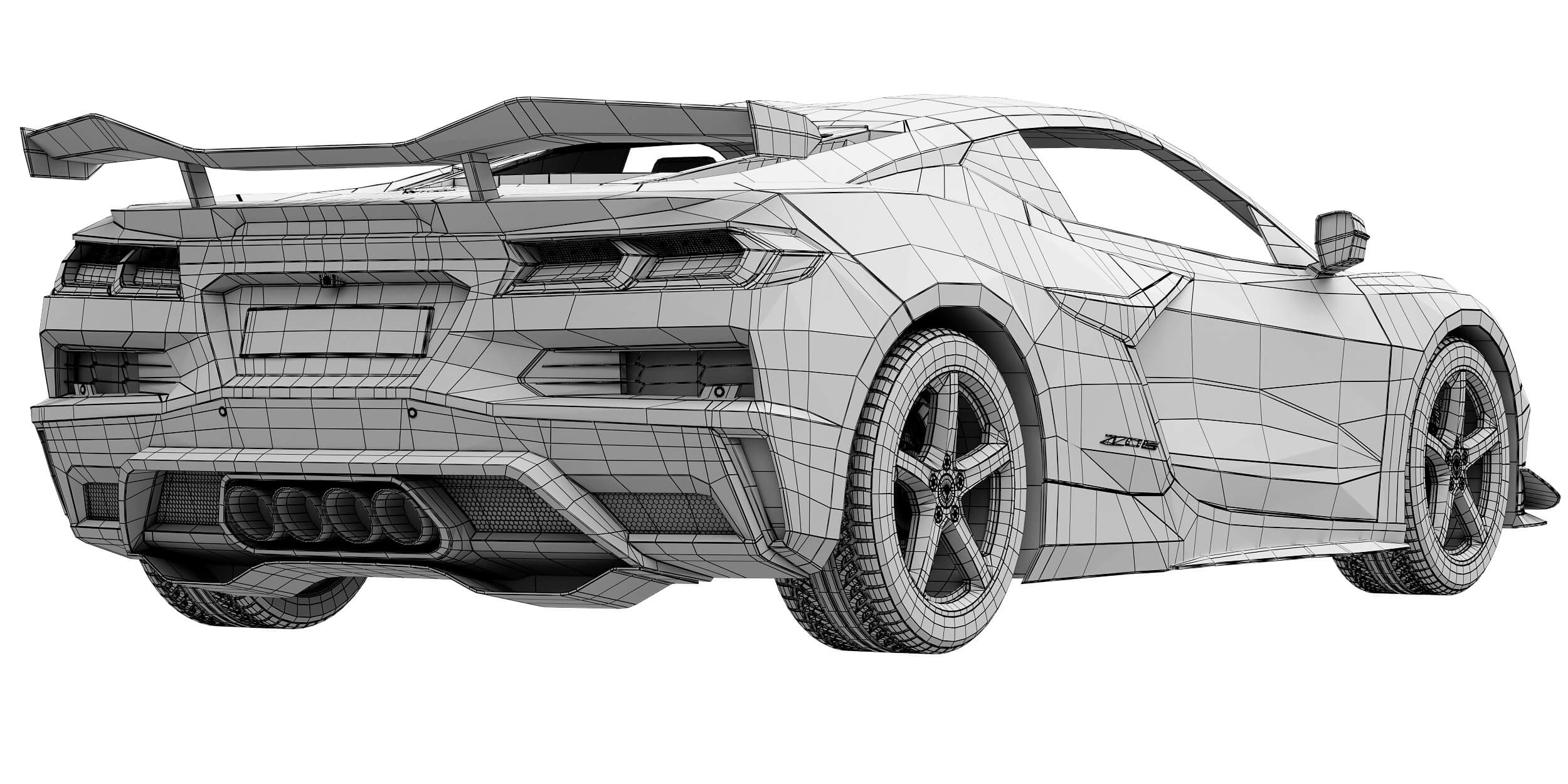 Chevrolet Corvette Z06 - 3D Model by zifir3d