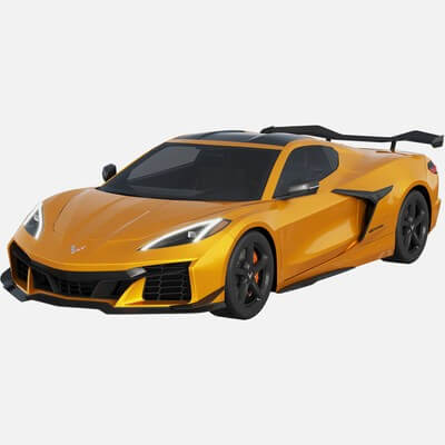 Chevrolet Corvette Z06 - 3D Model by zifir3d