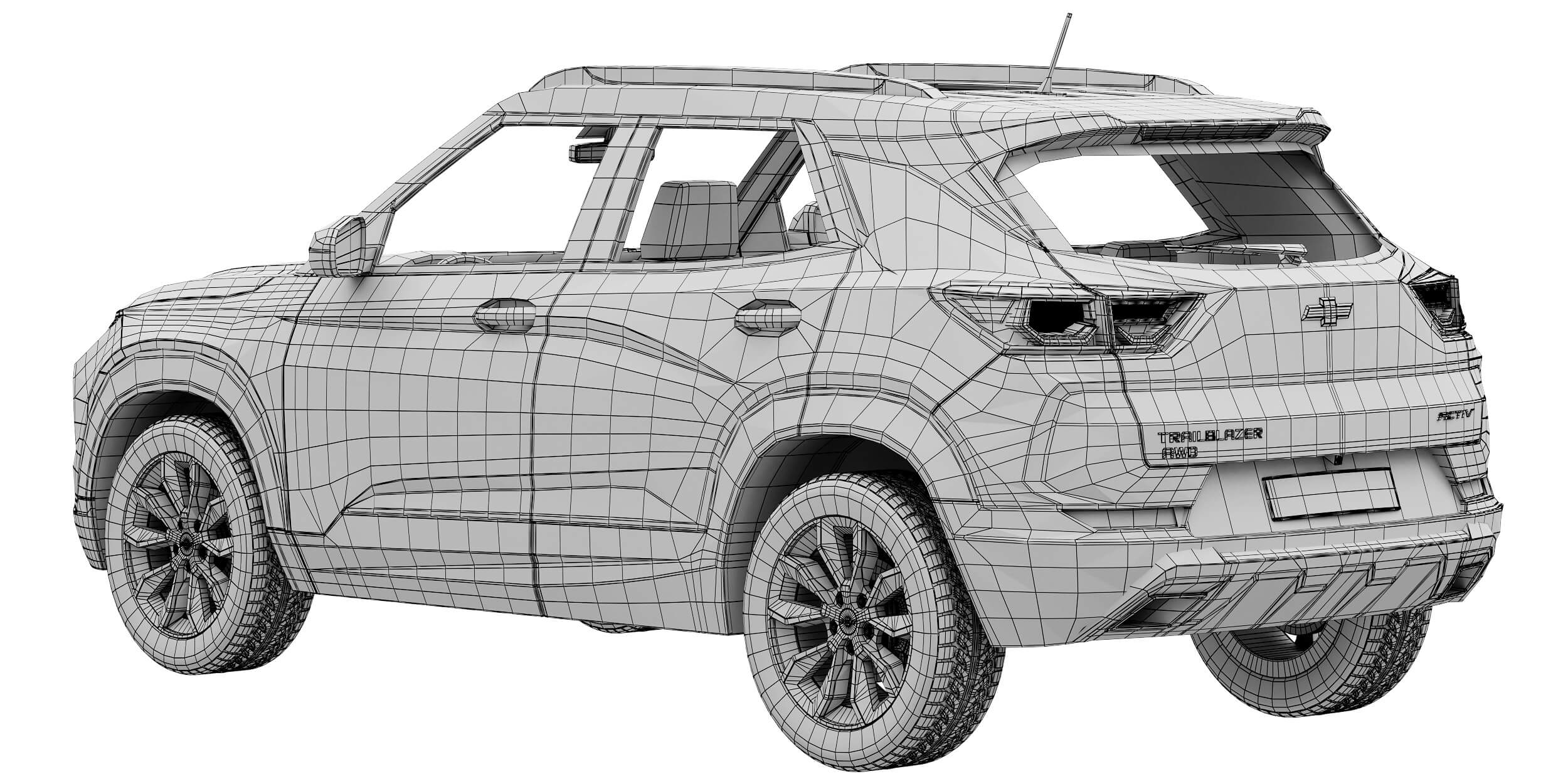 Chevrolet Trailblazer Activ 2024 - 3D Model by zifir3d