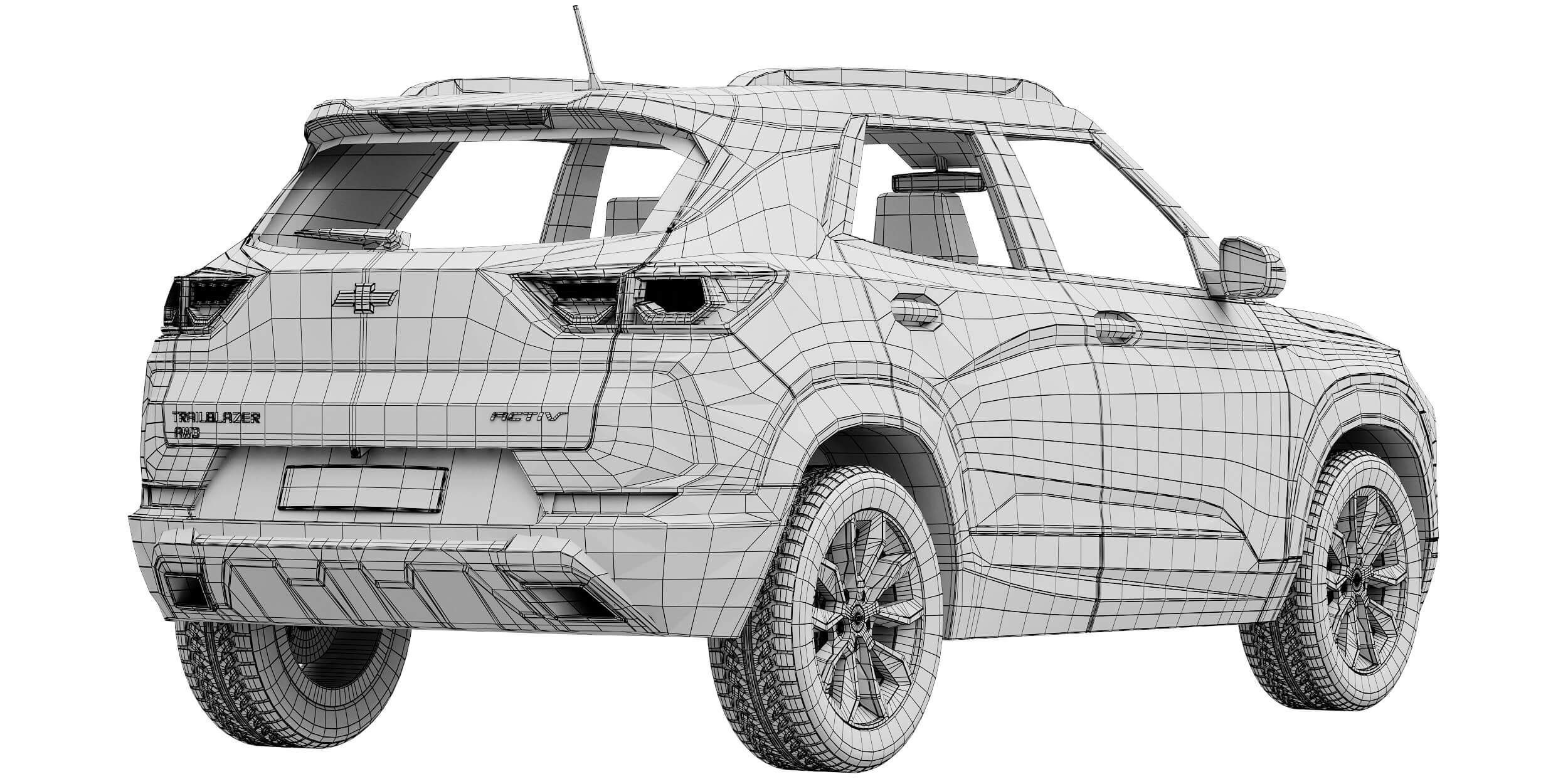 Chevrolet Trailblazer Activ 2024 - 3D Model by zifir3d