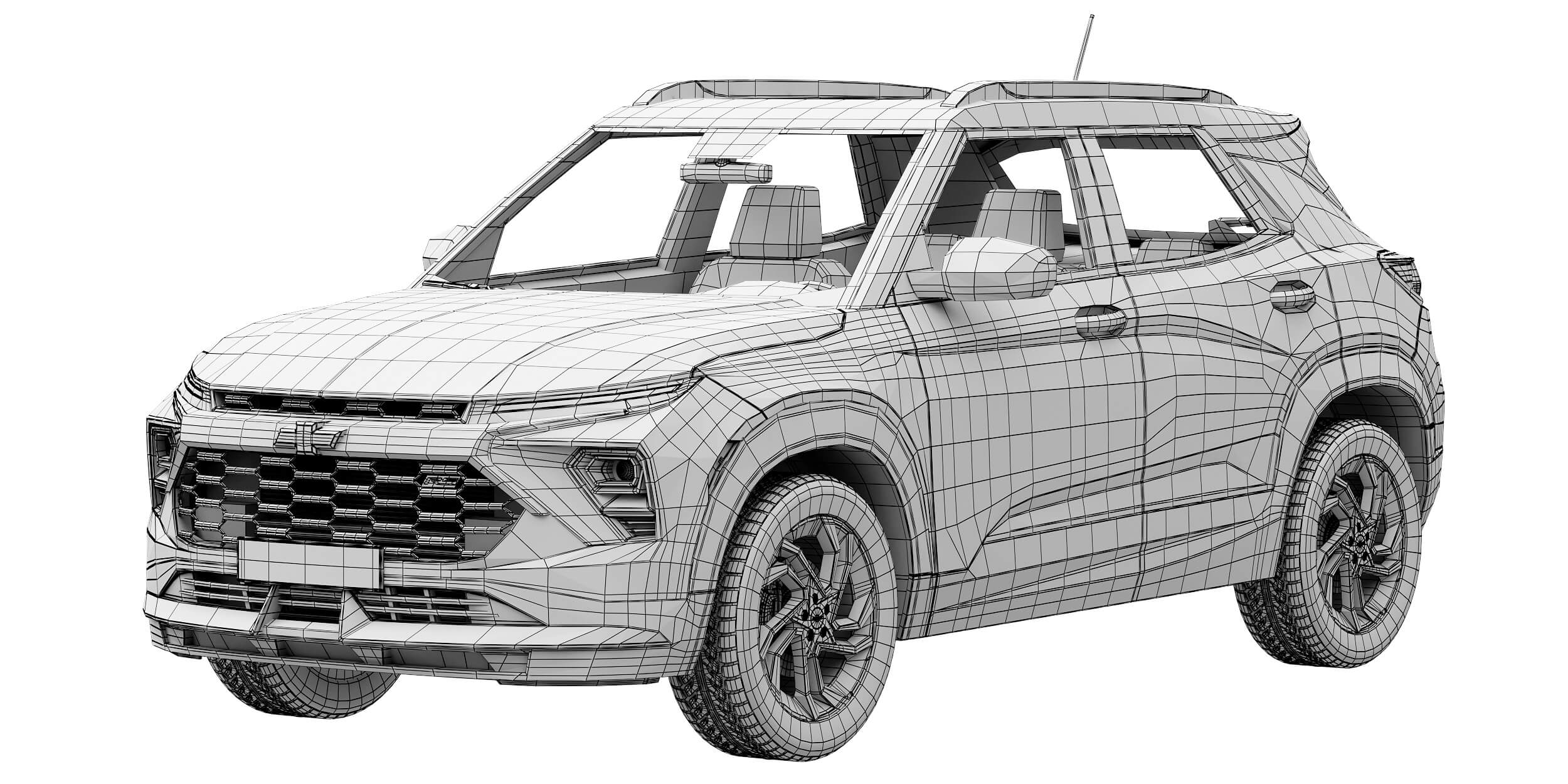 Chevrolet Trailblazer RS 2024 - 3D Model by zifir3d