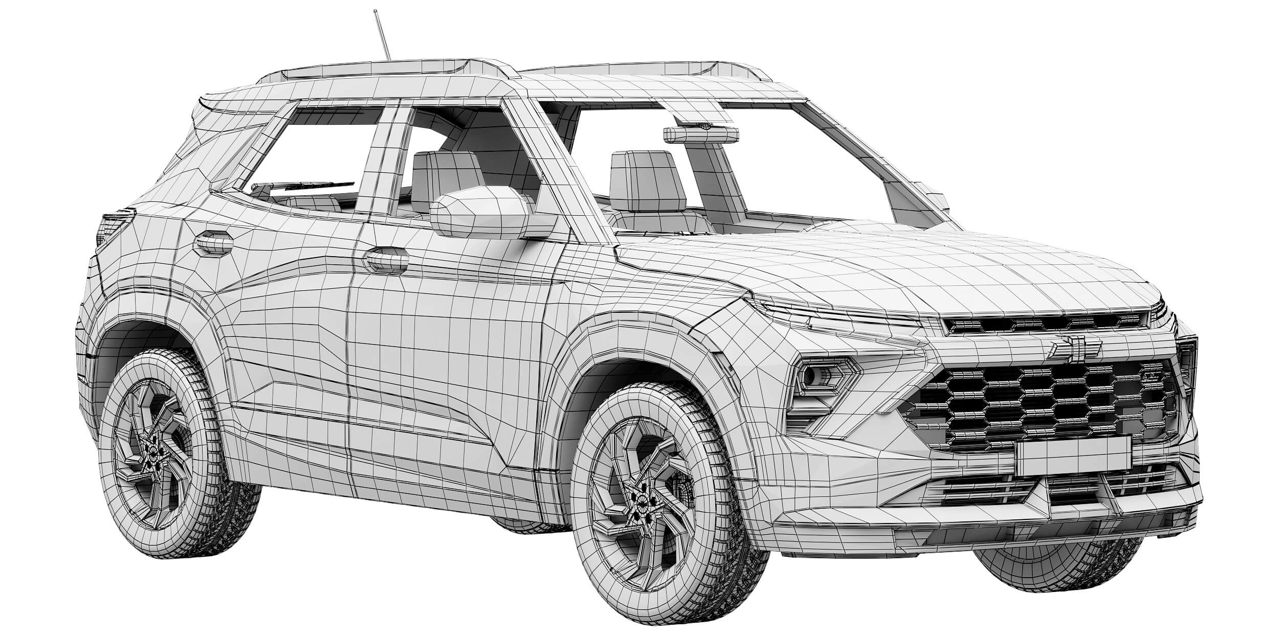 Chevrolet Trailblazer RS 2024 - 3D Model by zifir3d