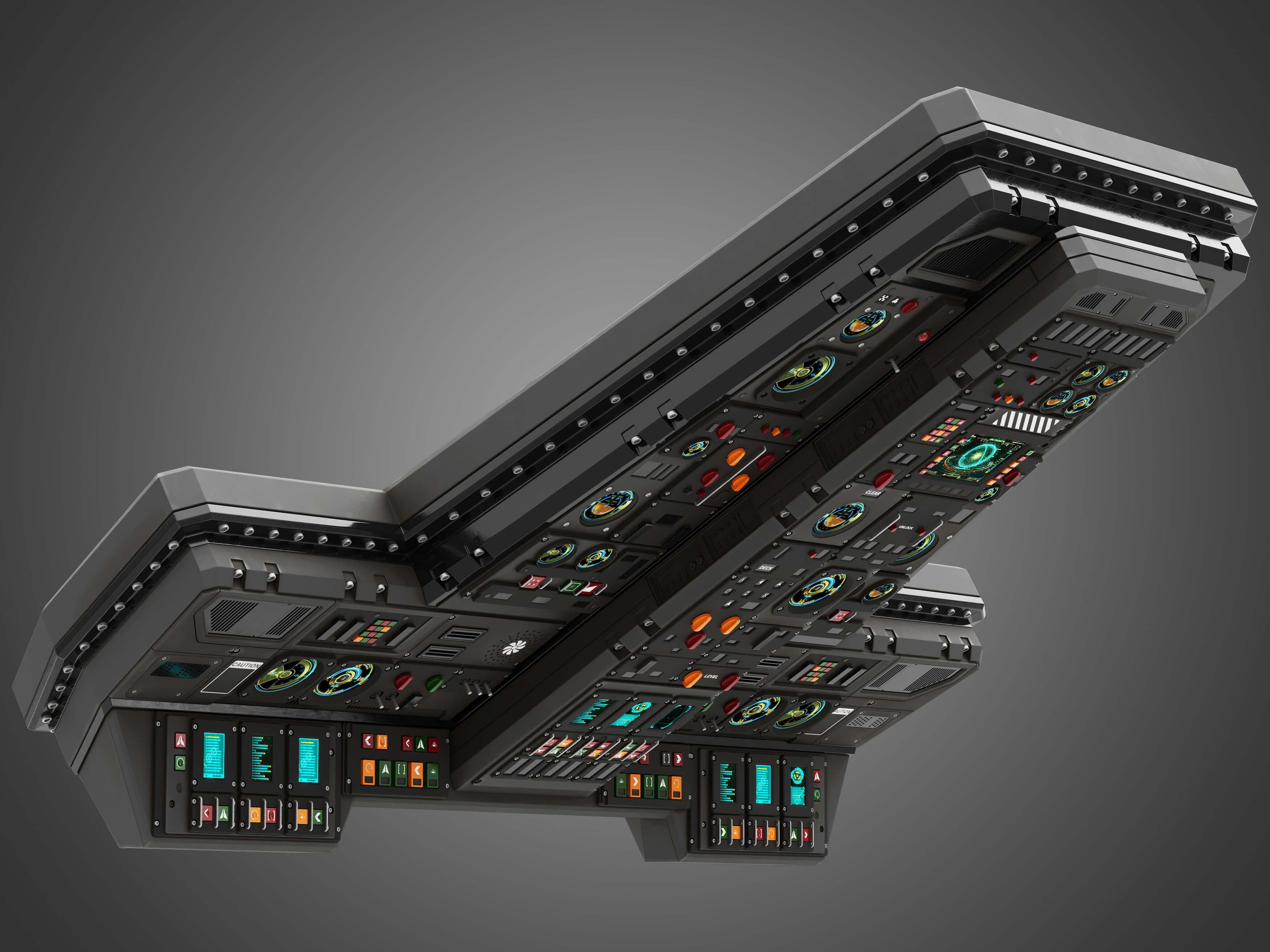 Control Panel 2 - 3D Model by zifir3d
