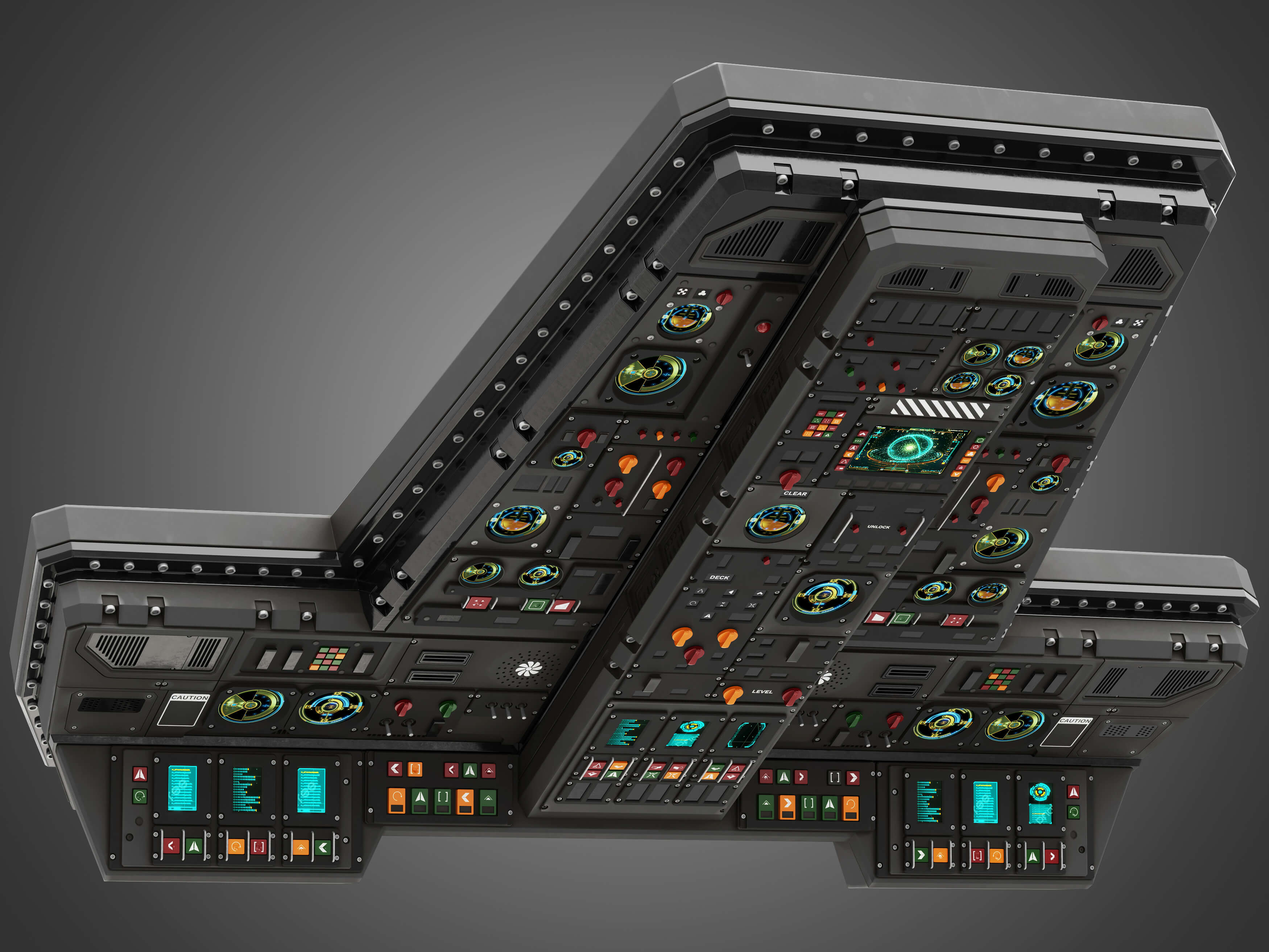 Control Panel 2 - 3D Model by zifir3d