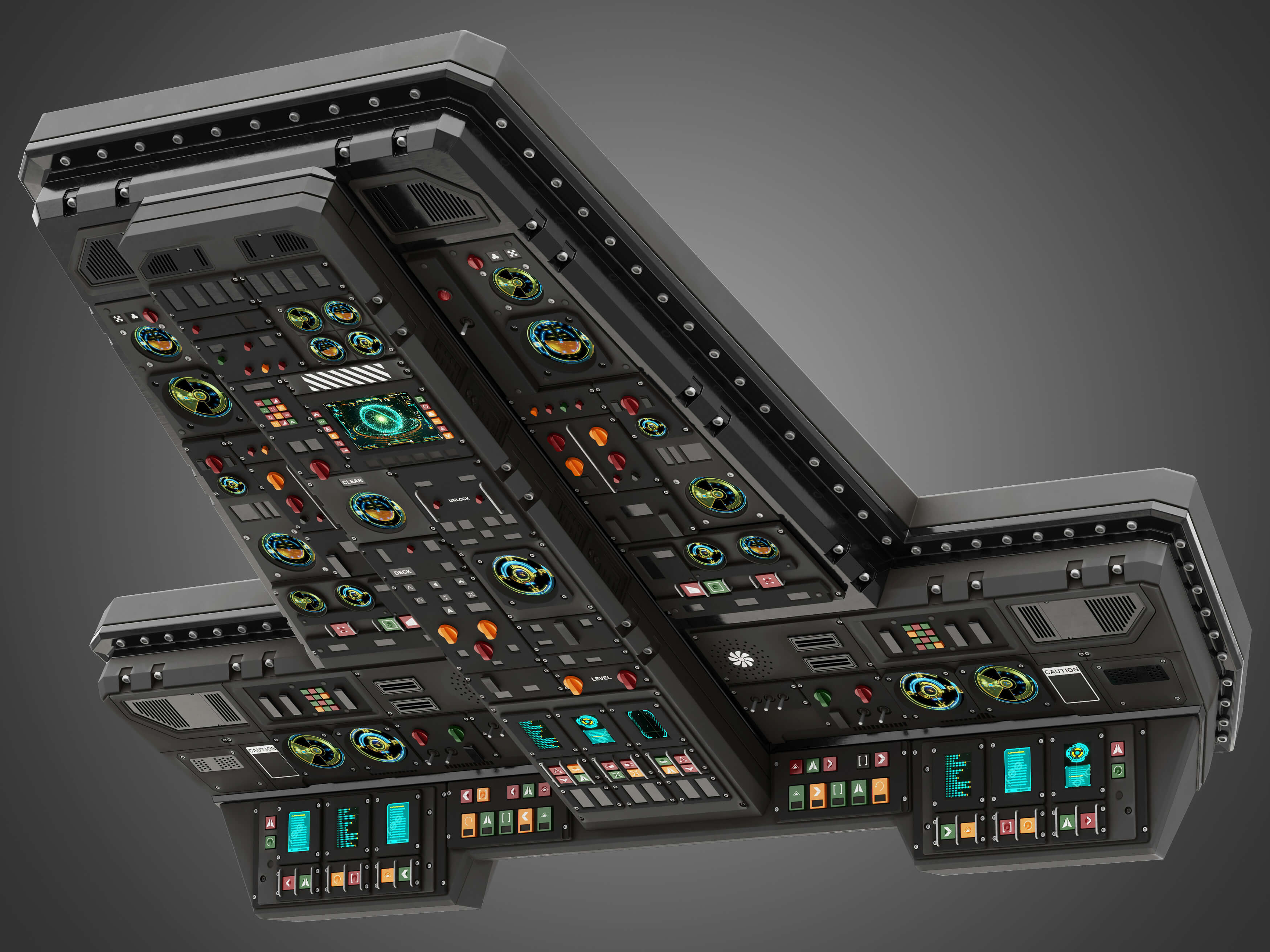 Control Panel 2 - 3D Model by zifir3d