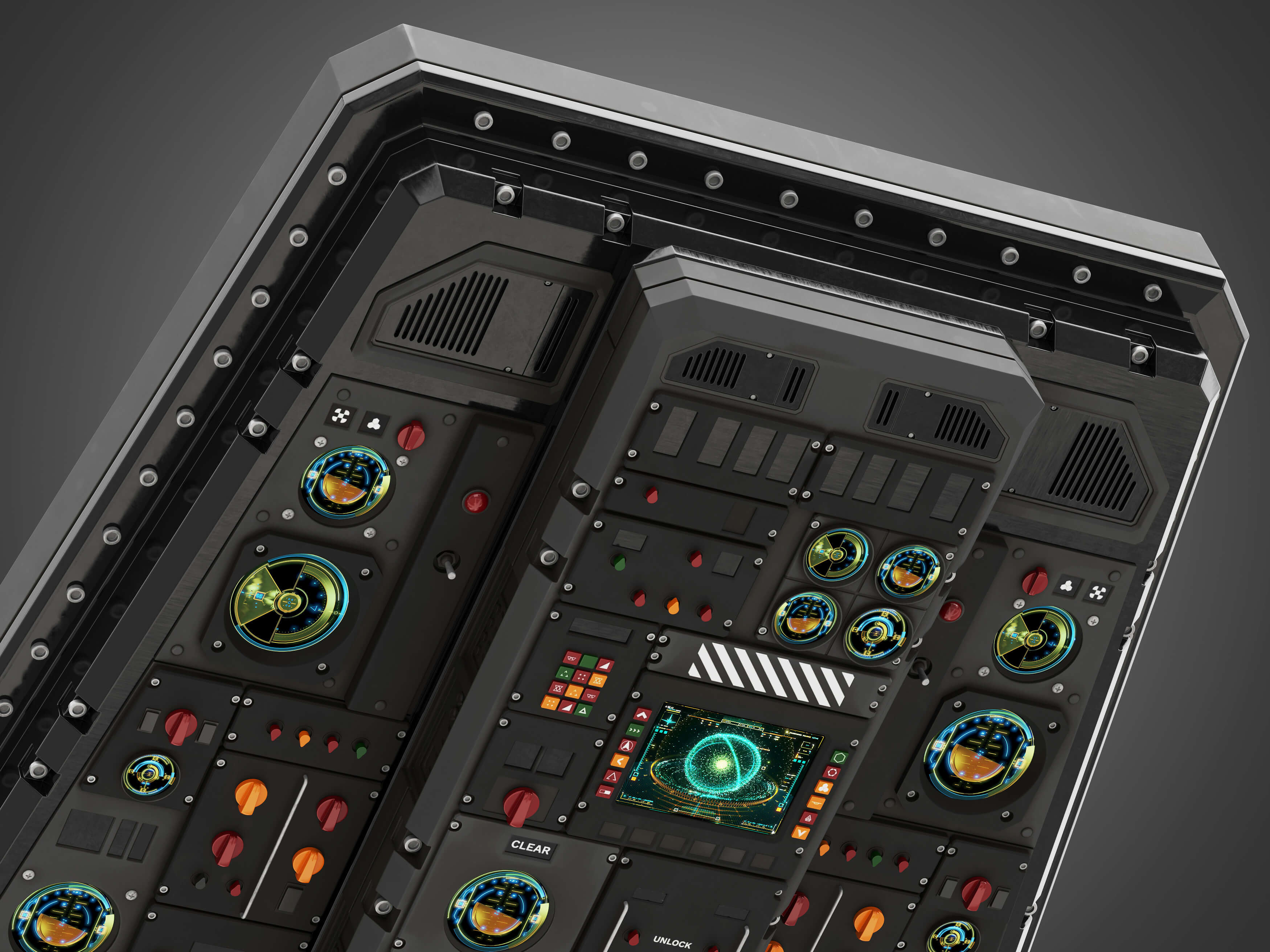 Control Panel 2 - 3D Model by zifir3d