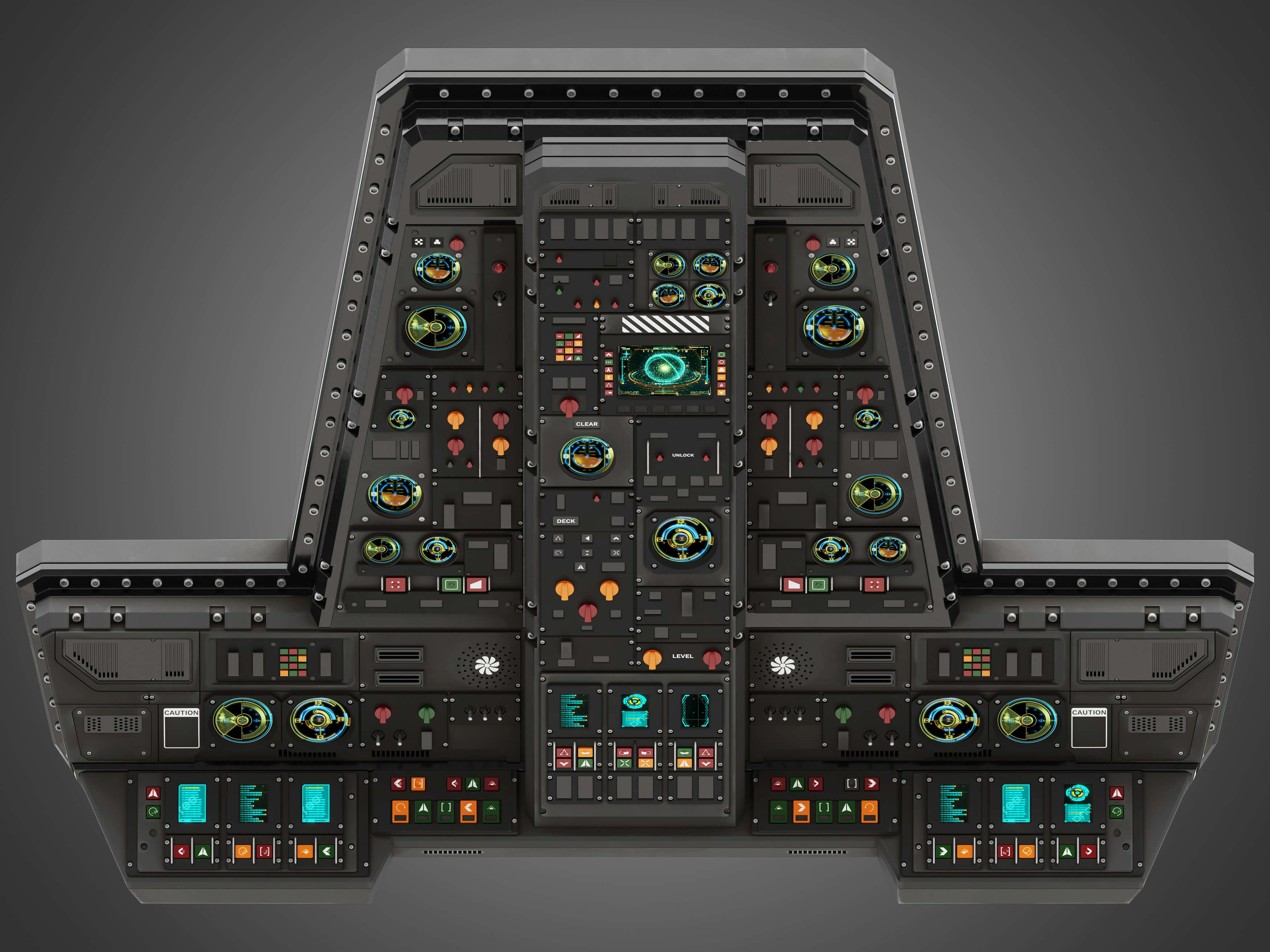 Control Panel 2 - 3D Model by zifir3d