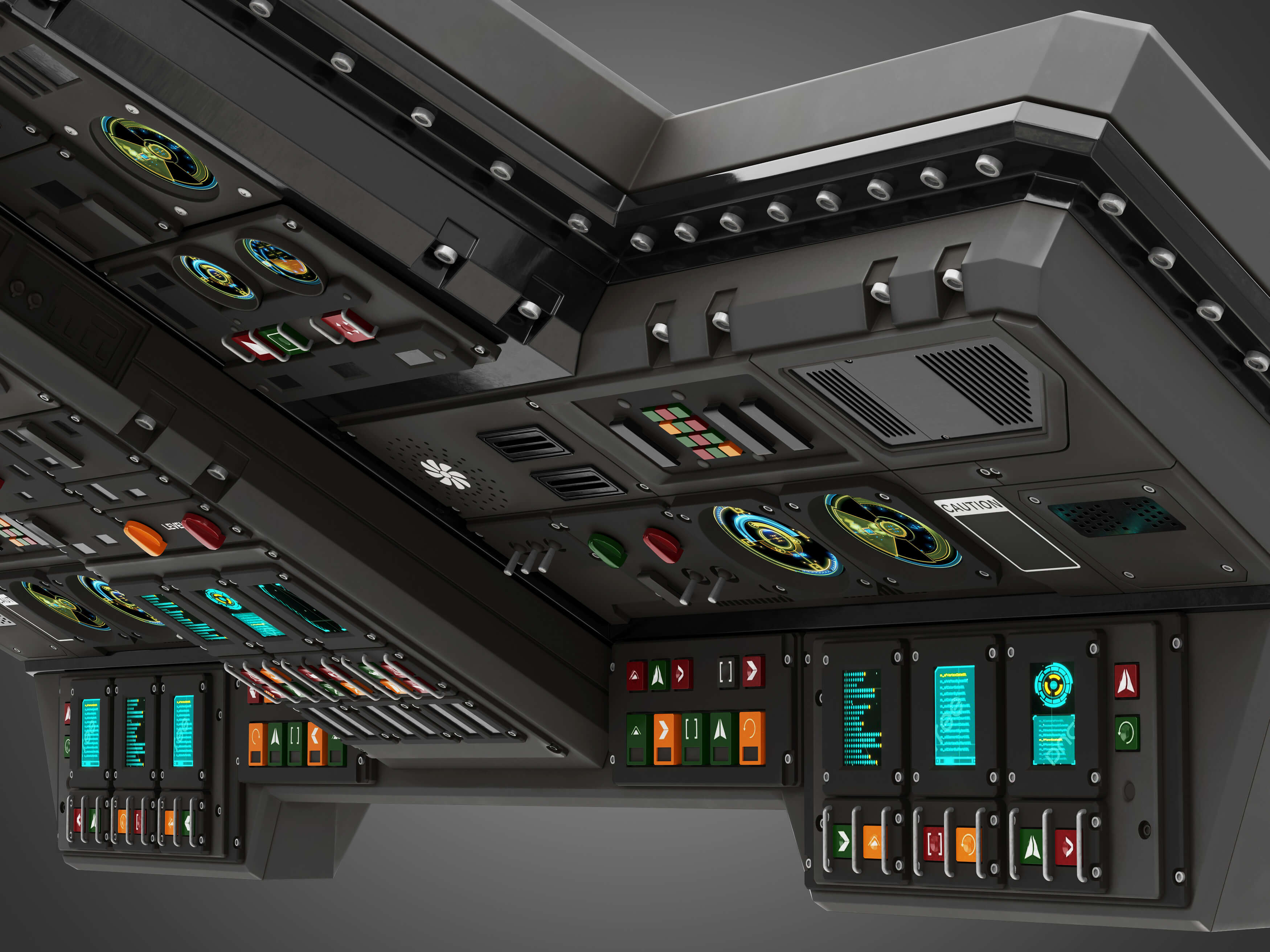 Control Panel 2 - 3D Model by zifir3d