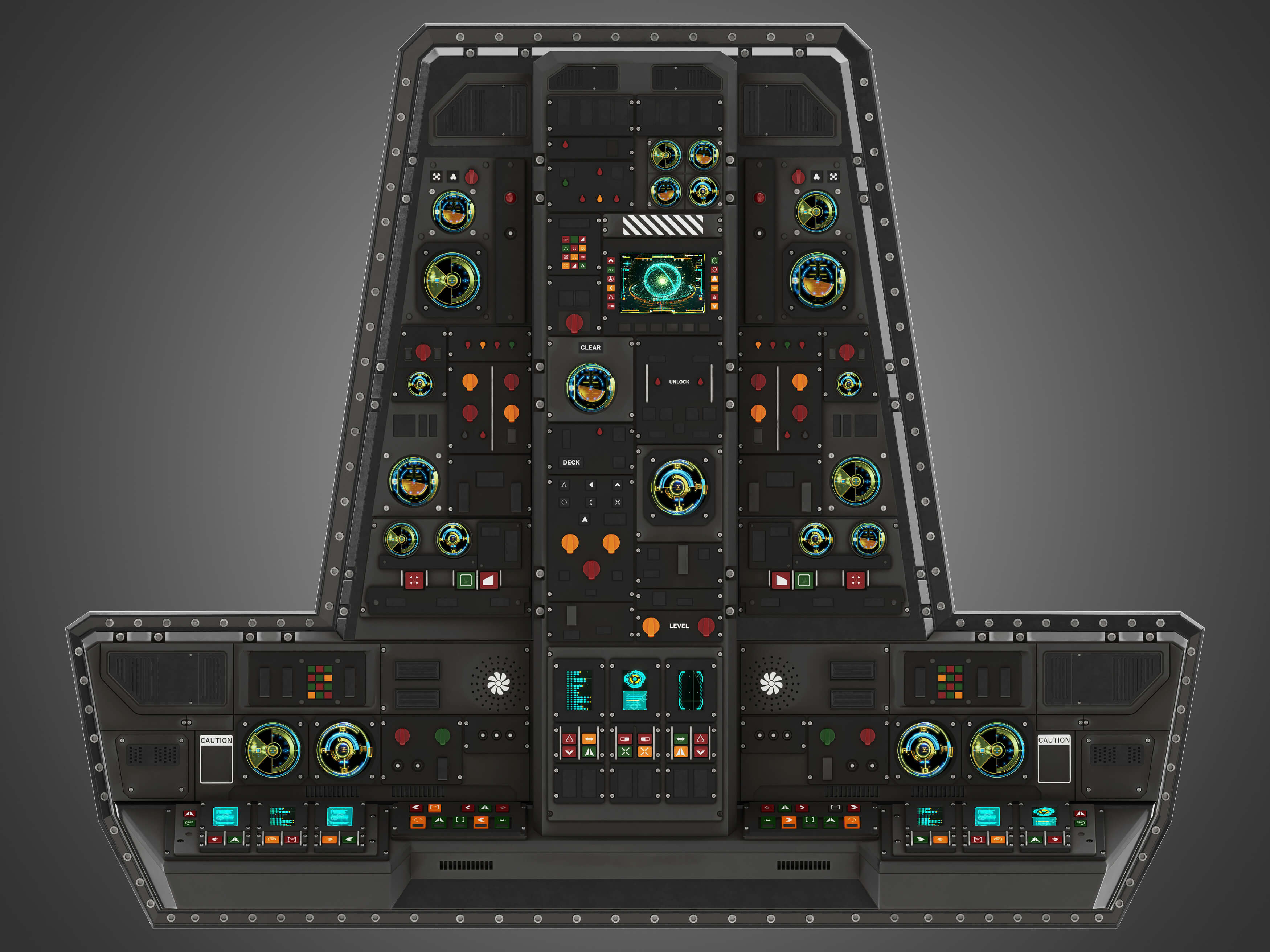 Control Panel 2 - 3D Model by zifir3d