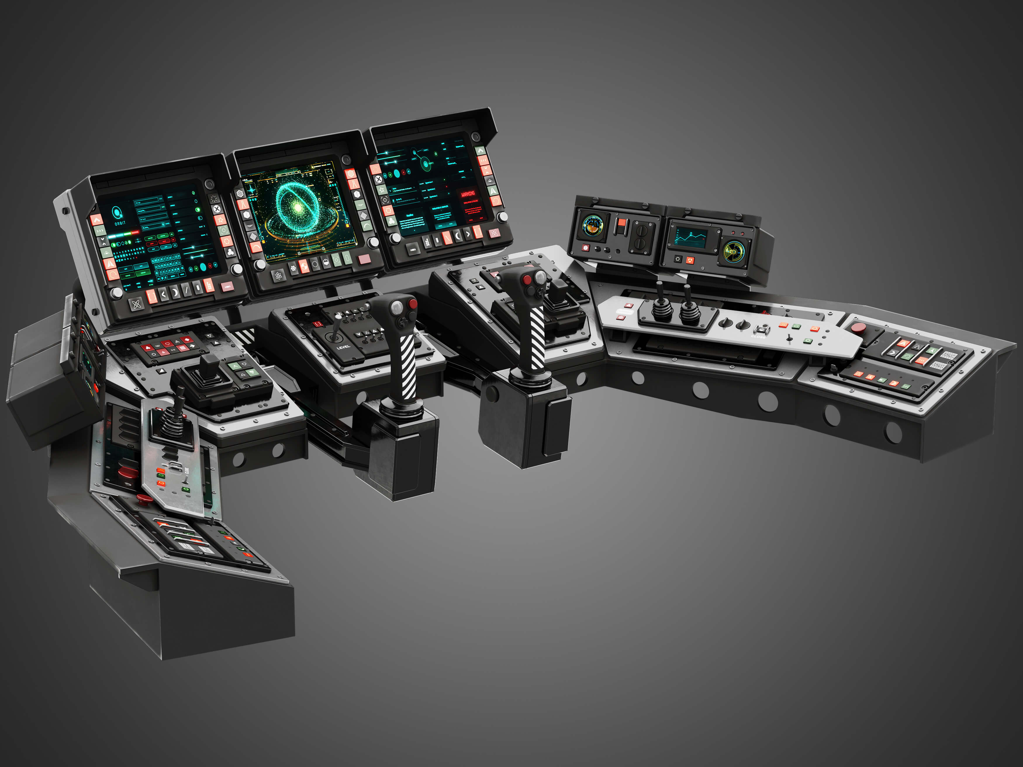 Control Panel 3 - 3D Model by zifir3d