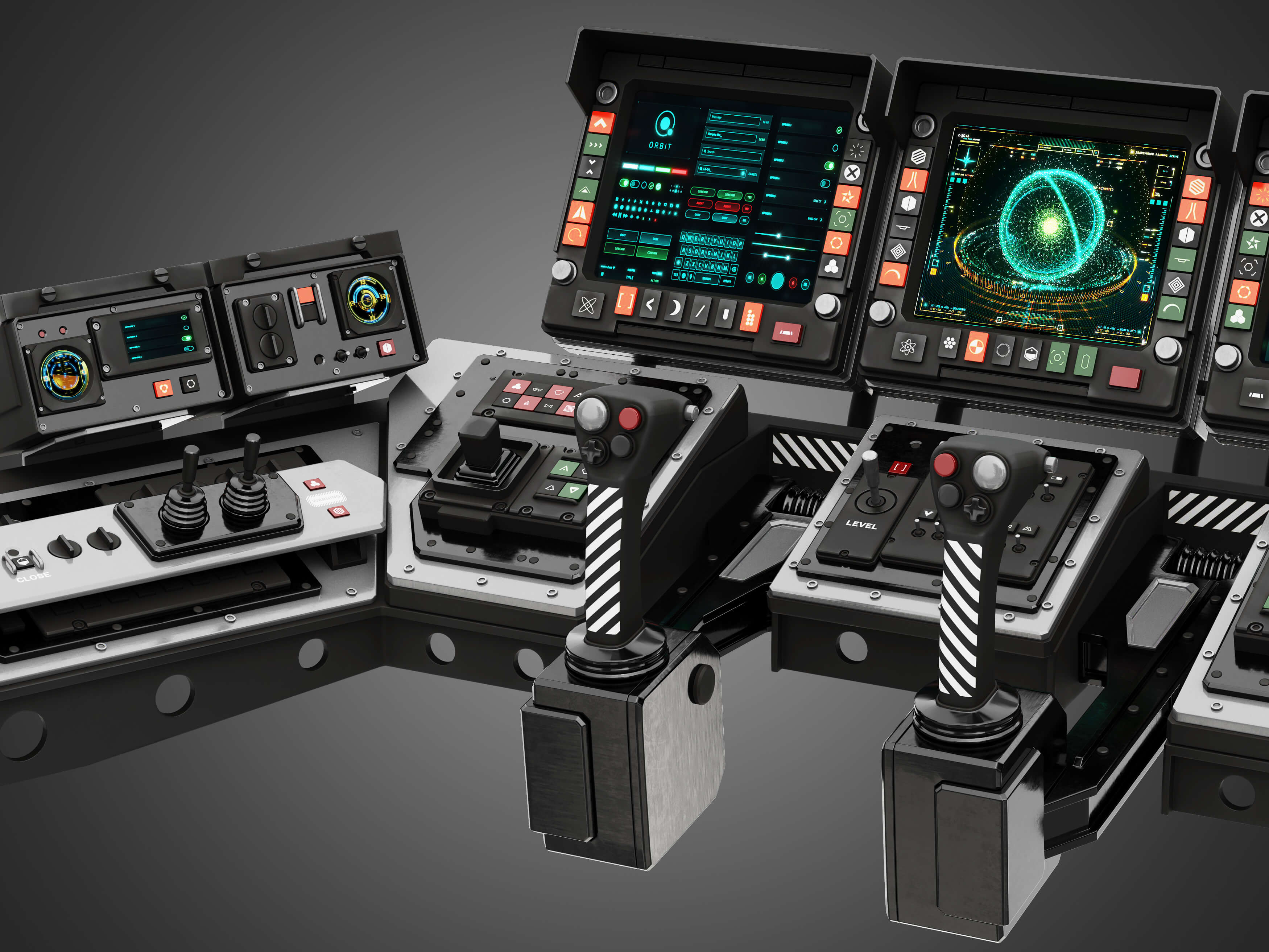Control Panel 3 - 3D Model by zifir3d