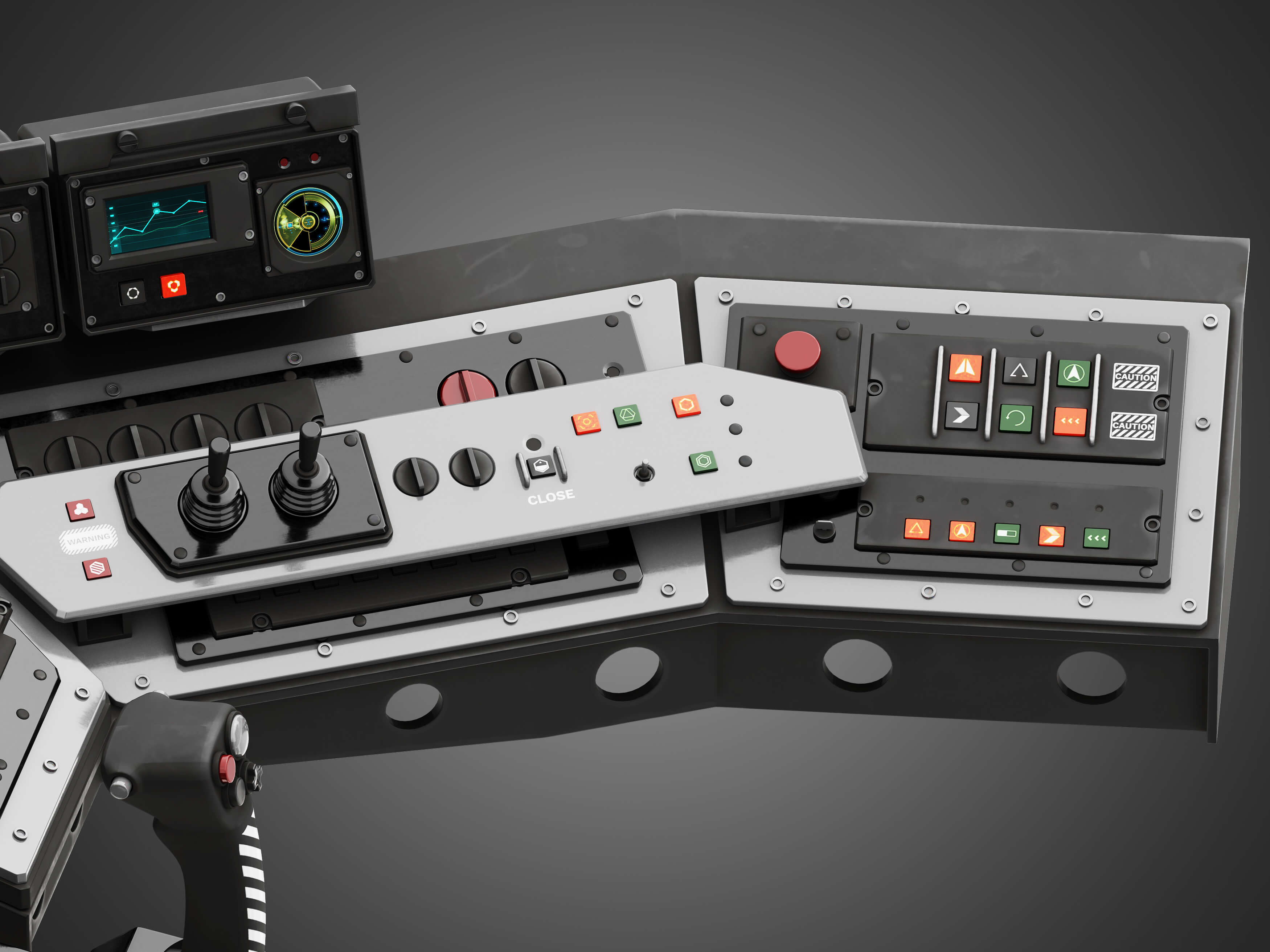 Control Panel 3 - 3D Model by zifir3d