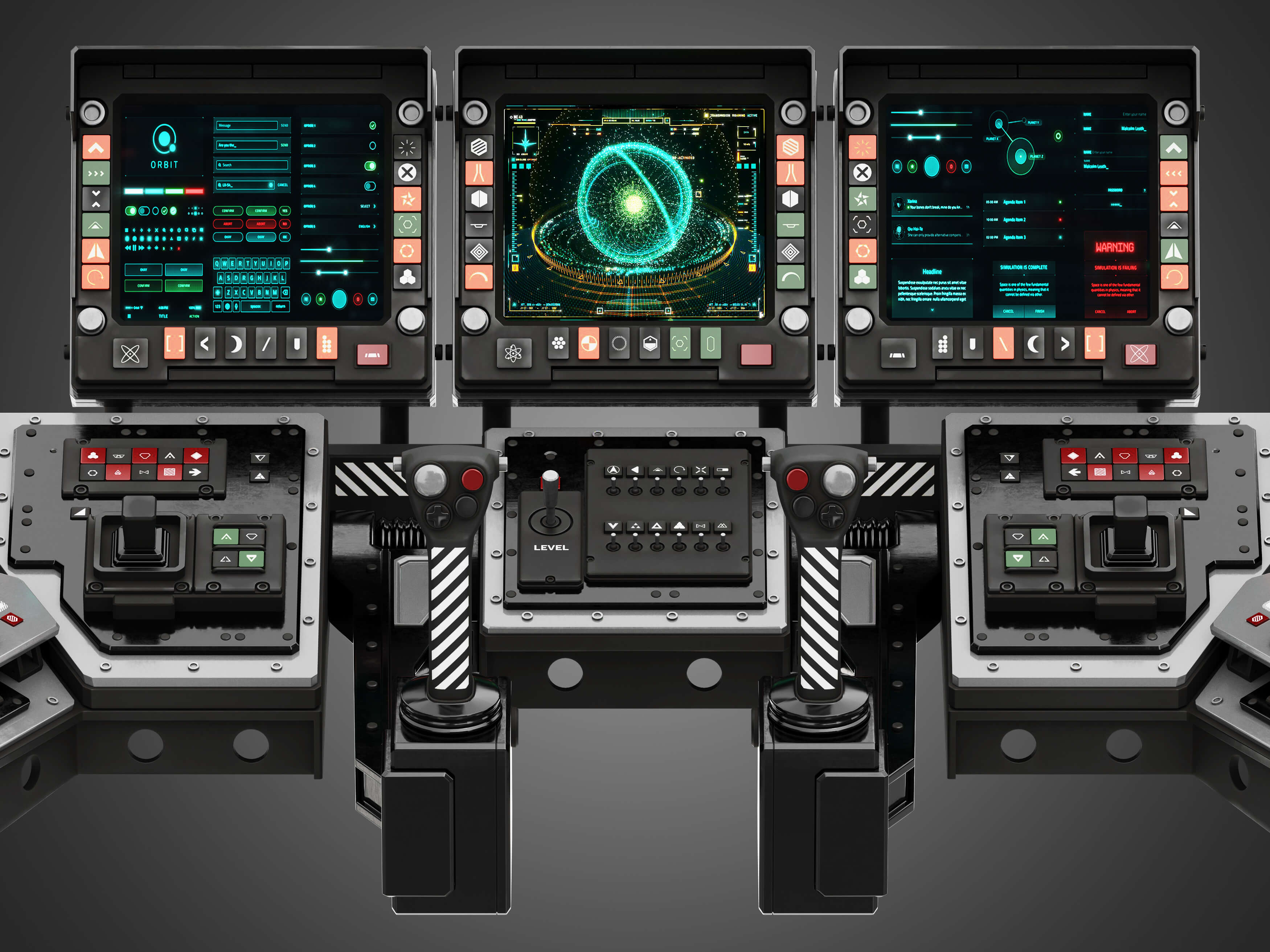 Control Panel 3 - 3D Model by zifir3d
