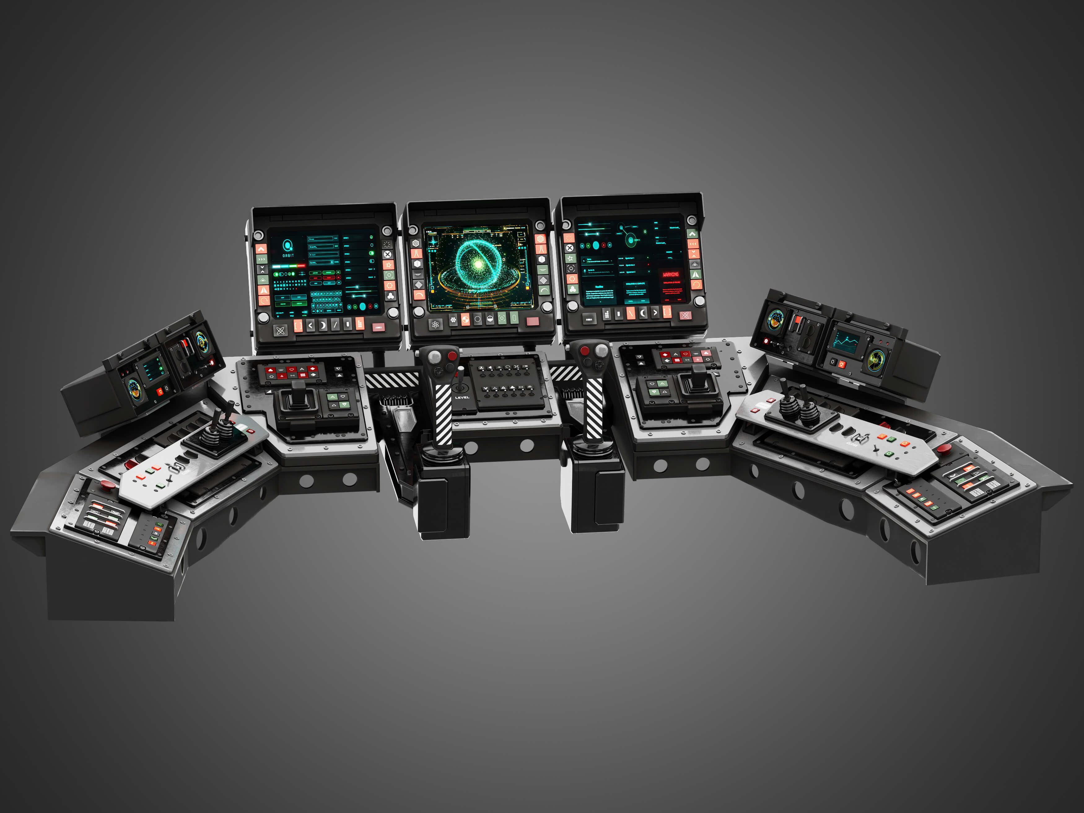 Control Panel 3 - 3D Model by zifir3d