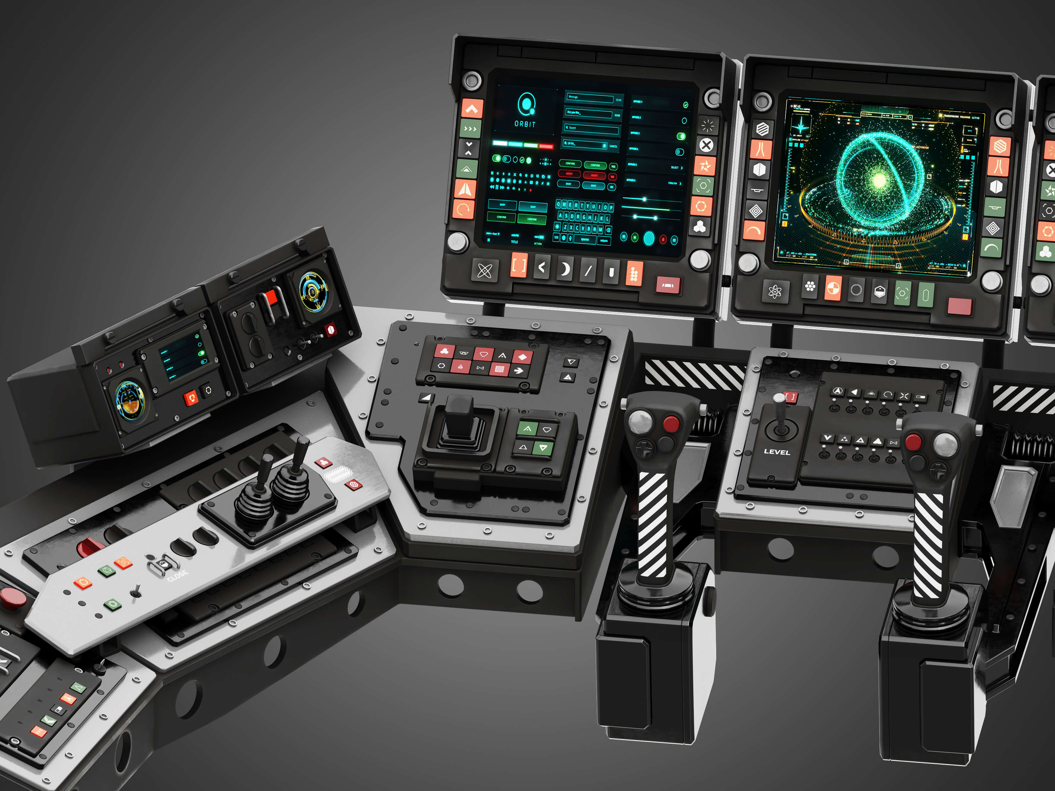 Control Panel 3 - 3D Model by zifir3d
