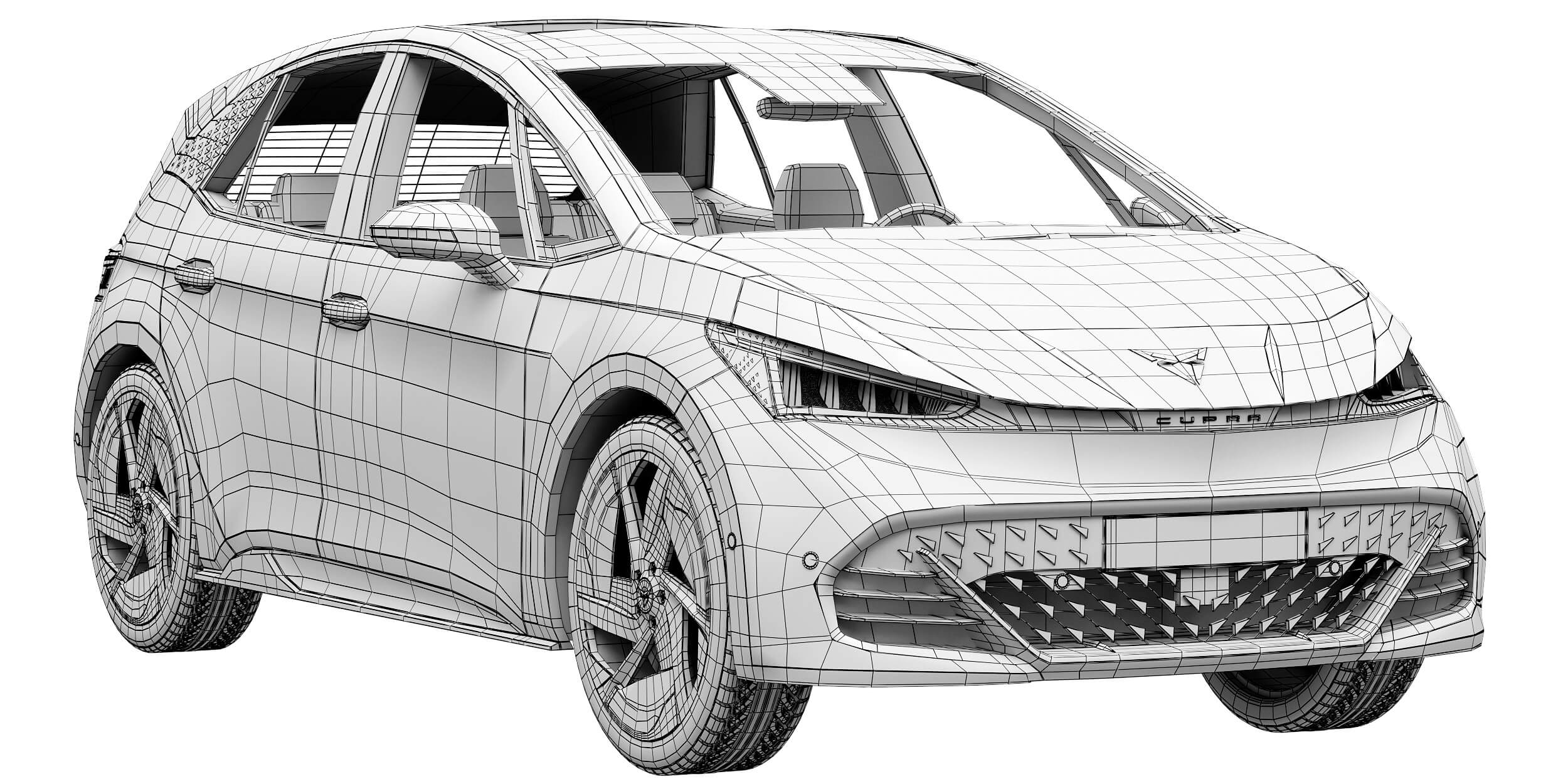 Cupra Born - 3D Model by zifir3d