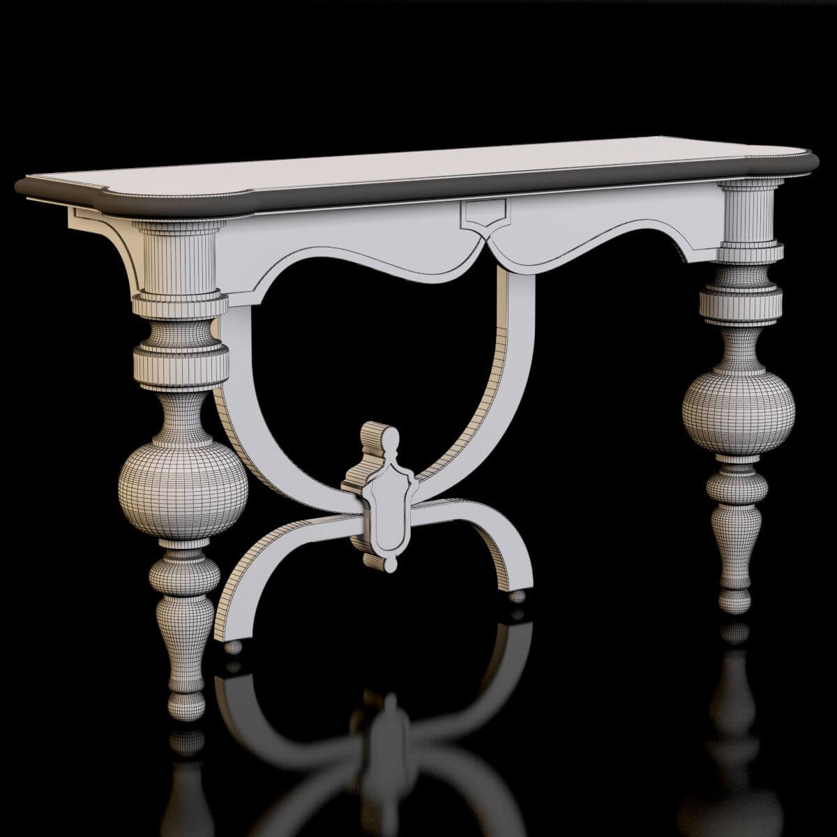 Cyan Design Lacroix Console Table - 3D Model by zifir3d