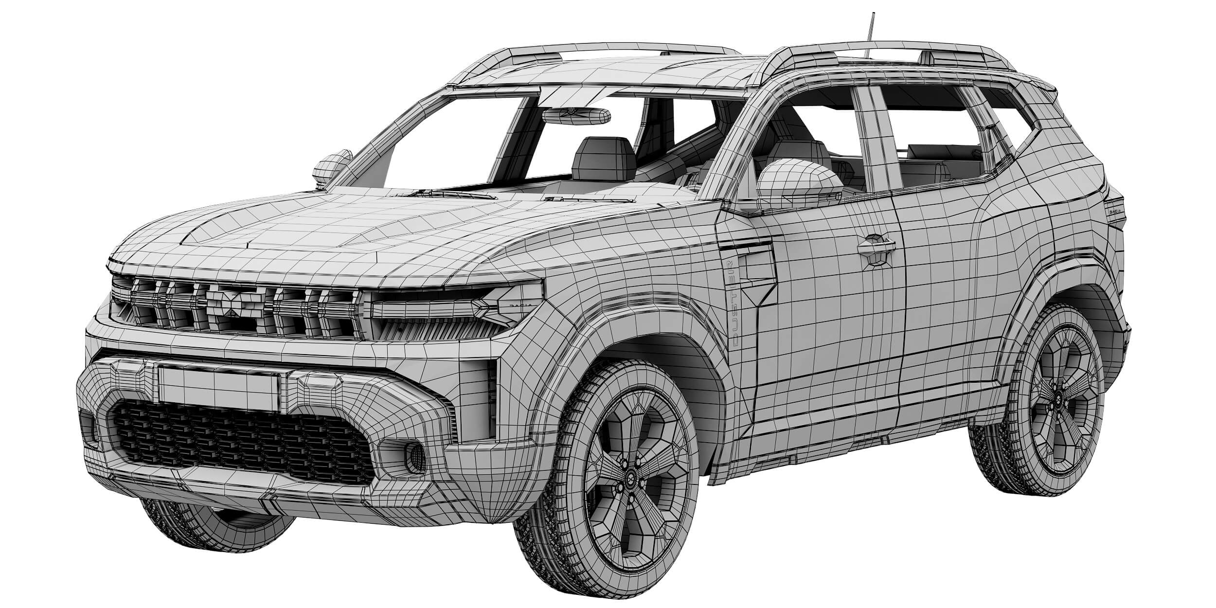 Dacia Duster - 3D Model by zifir3d